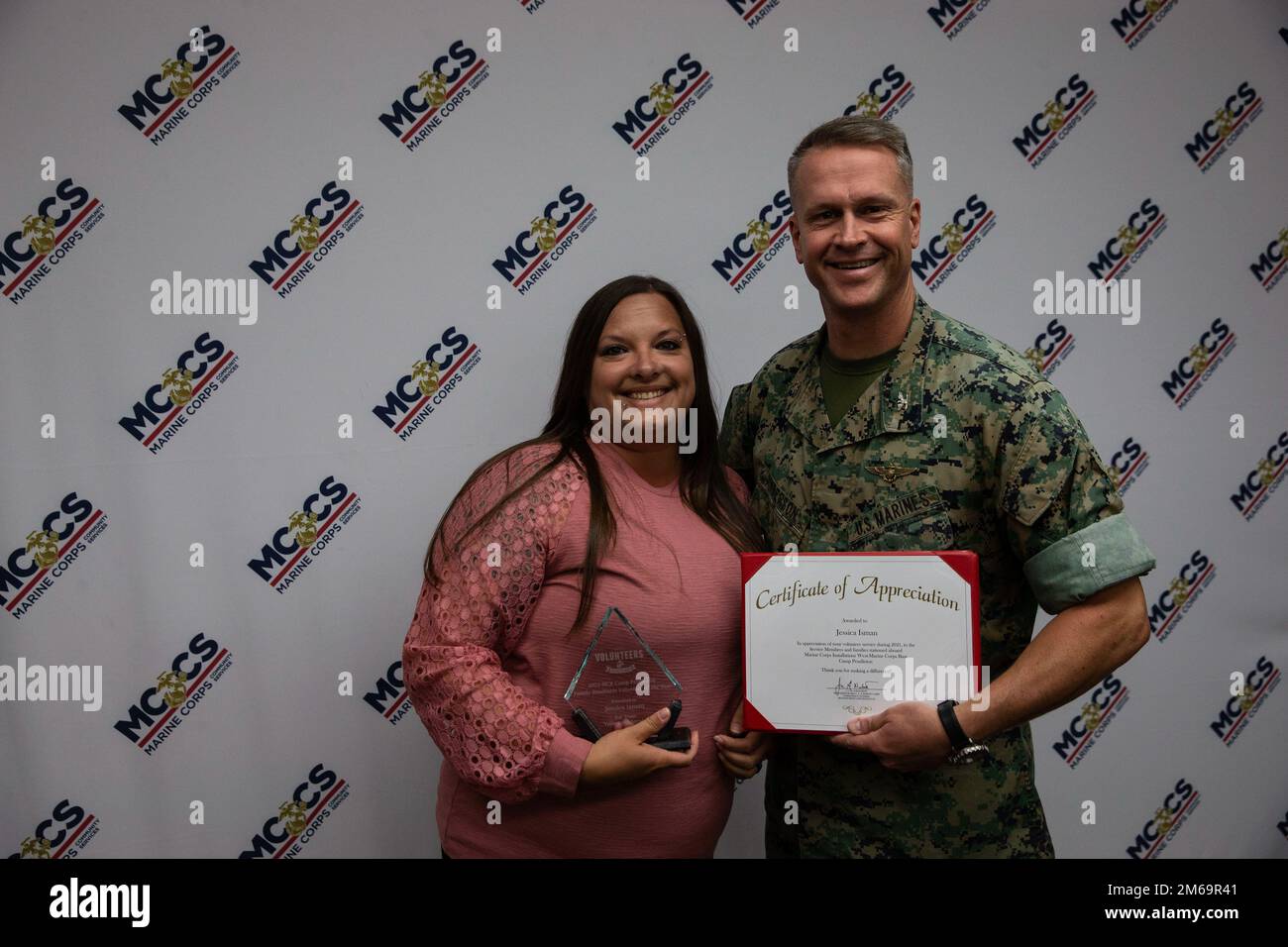 Jessica Isman, a family readiness representative with Family Readiness ...