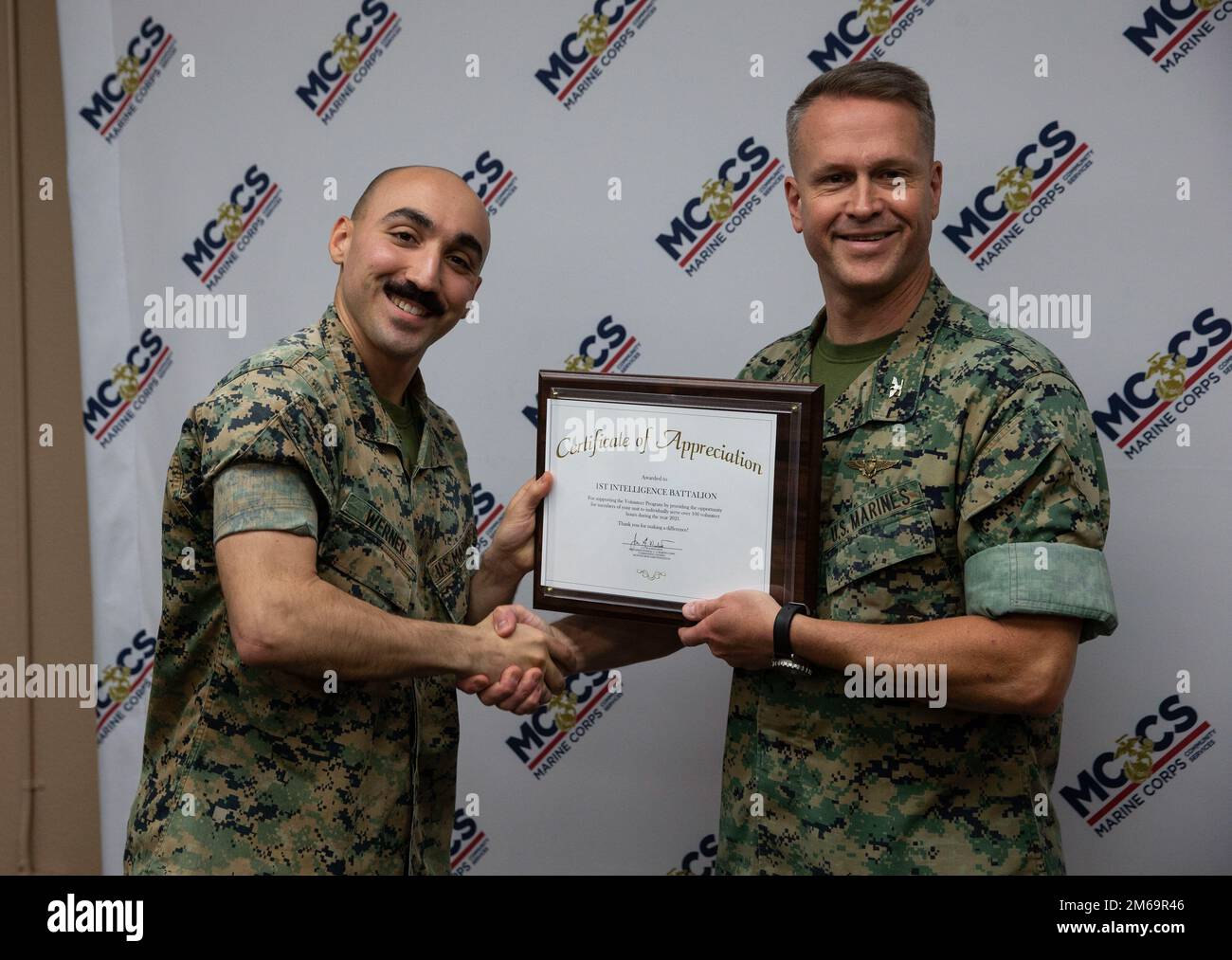 U.S. Marine Sgt. Jean Werner, an electronic warfare analyst with 1st ...
