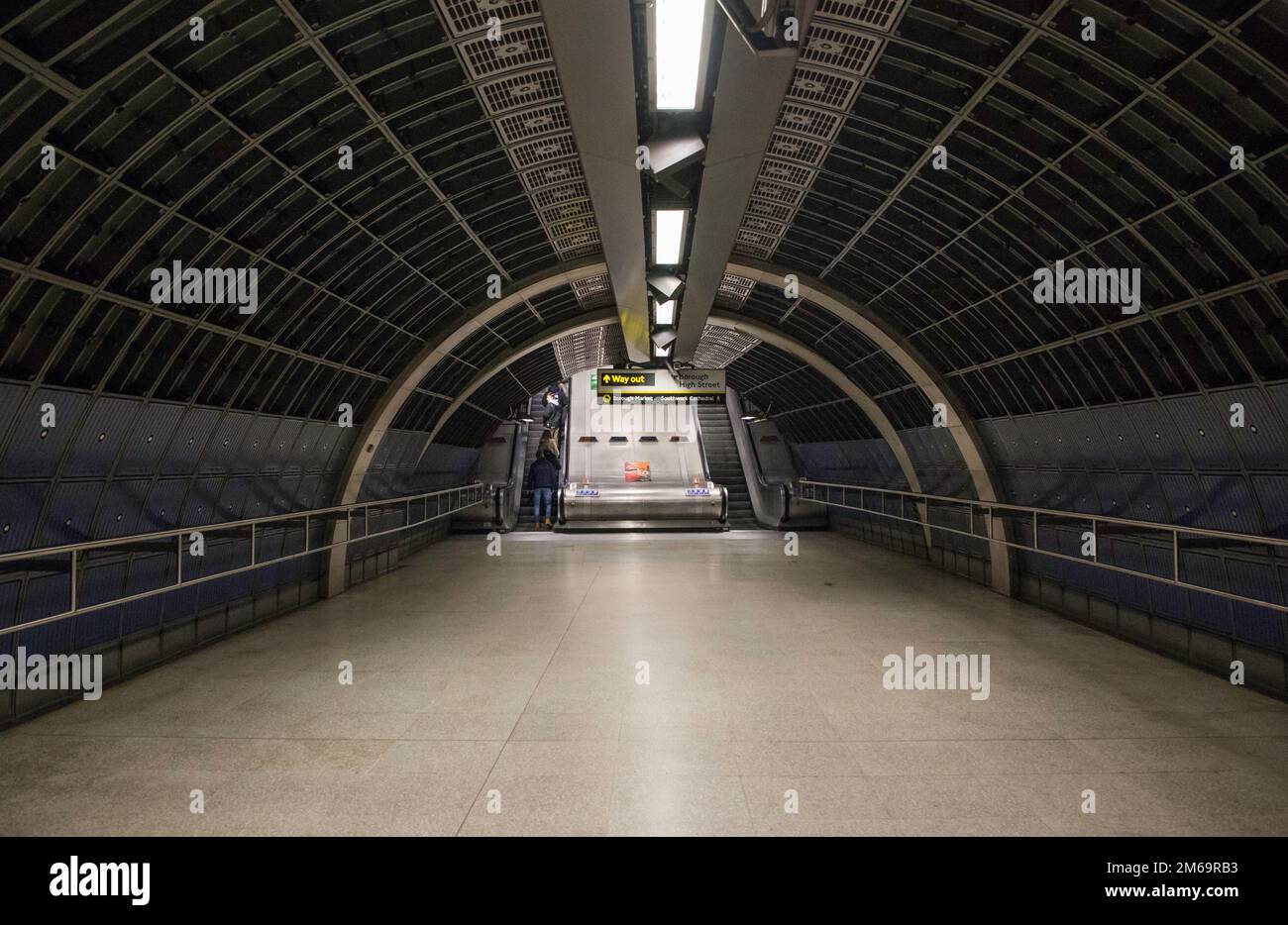 Tube Underground tunnel at London Bridge Station National Rail Stock ...
