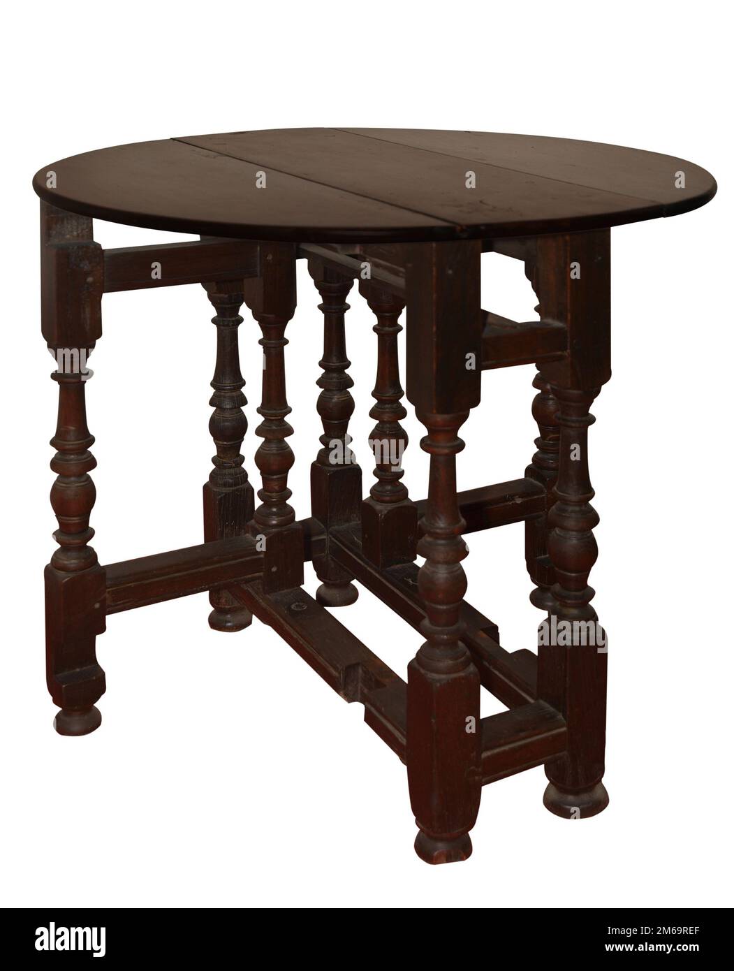 Antique Extension Table Stock Photo - Alamy