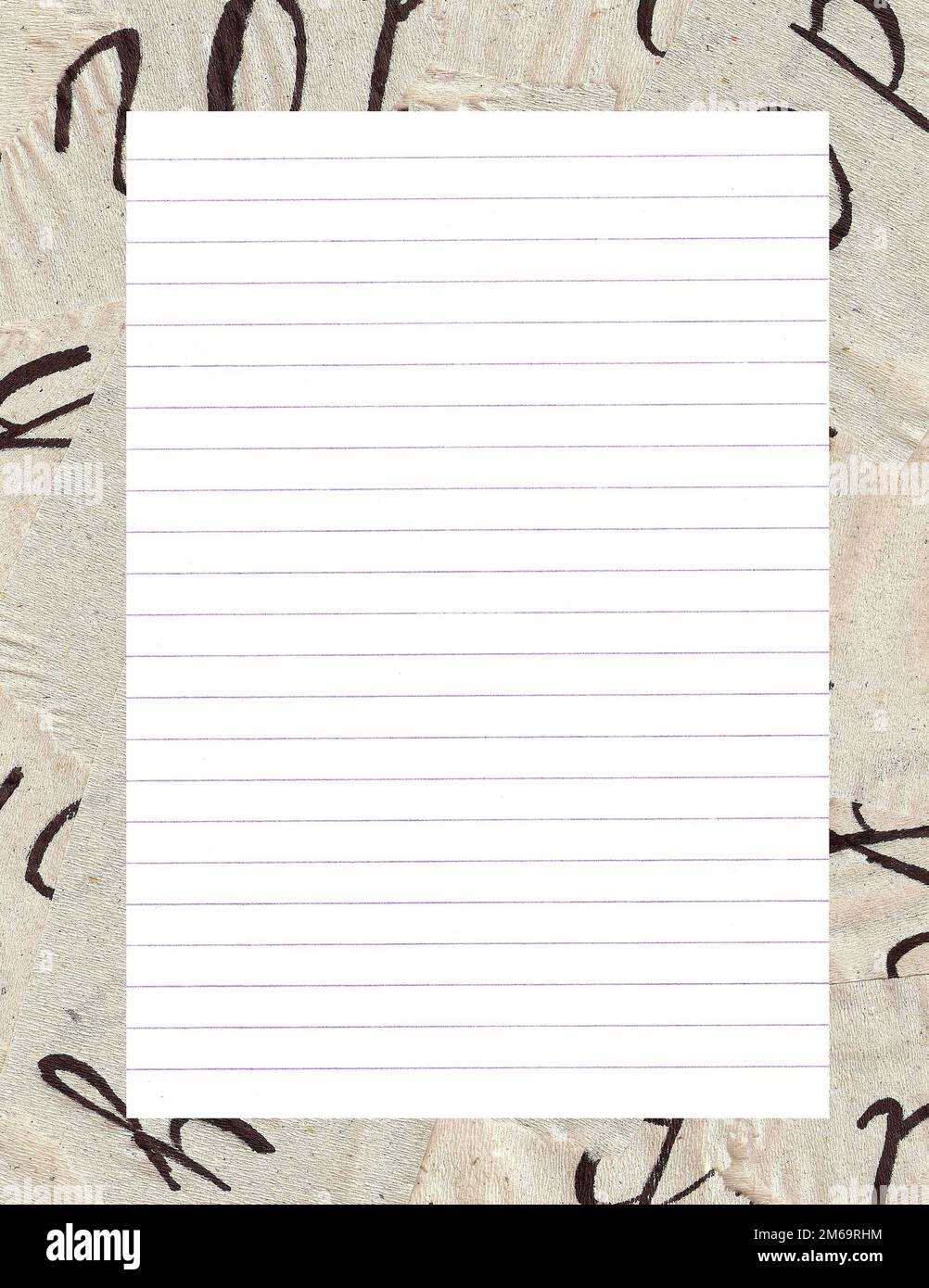 The empty old form to your records Stock Photo - Alamy