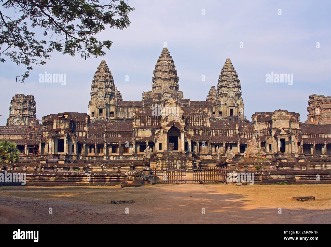 Angkor Wat - ancient Khmer temple in Cambodia. UNESCO world heritage ...