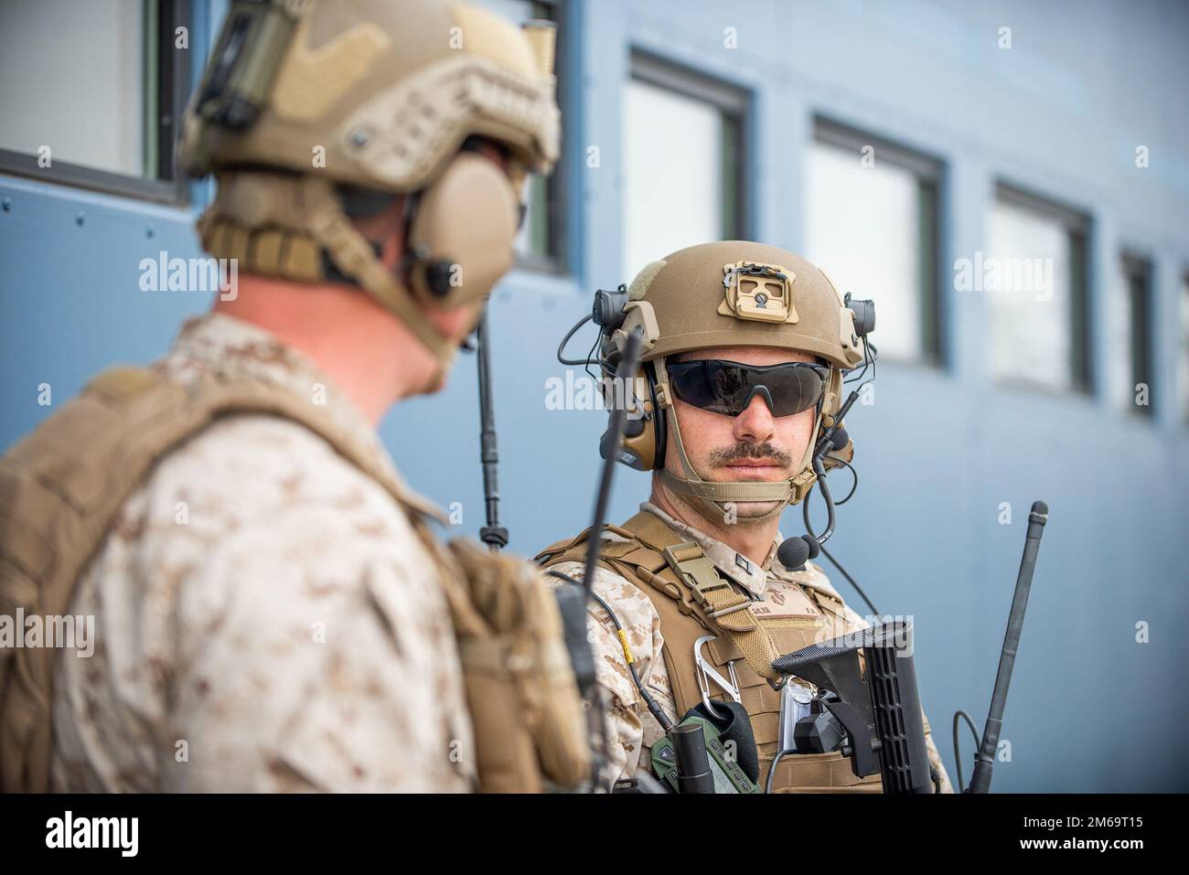 Joint Terminal Attack Controller and infantry Marines assigned to the ...
