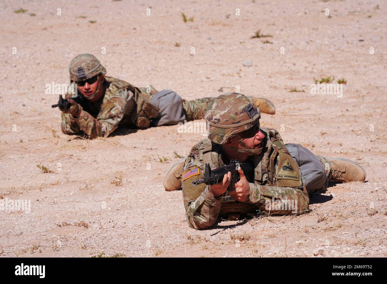 U.S. Army Staff Sgt. Jacob Pagano and Spc. Robert Howard, Headquarters ...