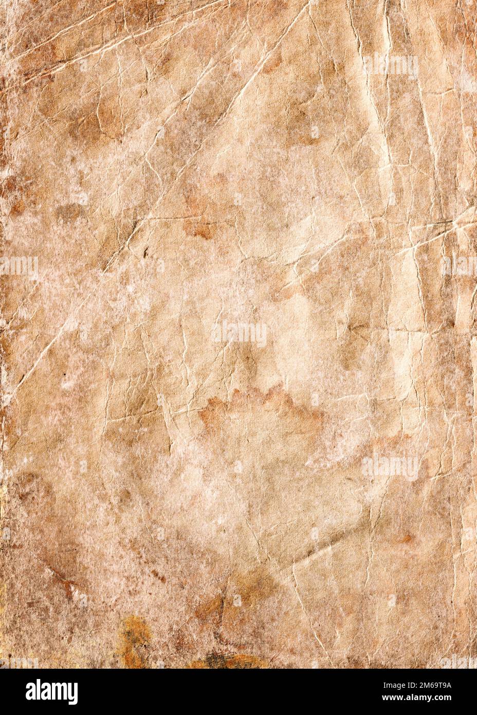 Old collapsing paper with cracks and scratches Stock Photo - Alamy