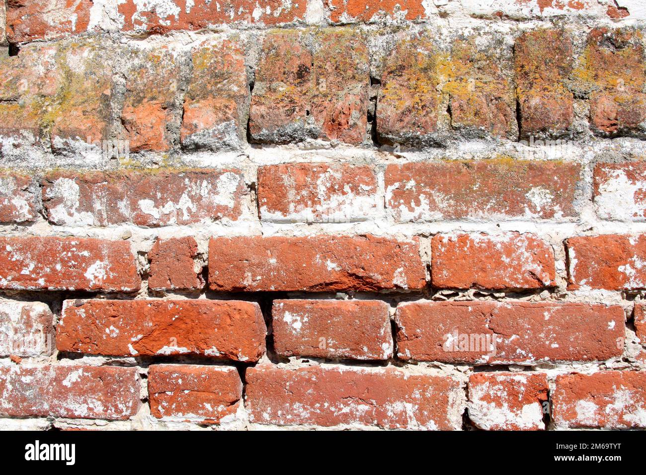 Old wall of red brick Stock Photo - Alamy