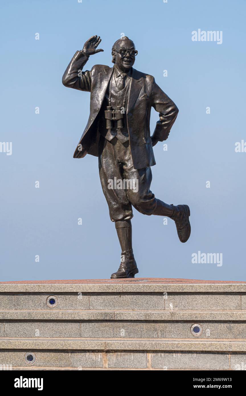 Statue in the seaside resort of Morecambe, Lancashire, England ...