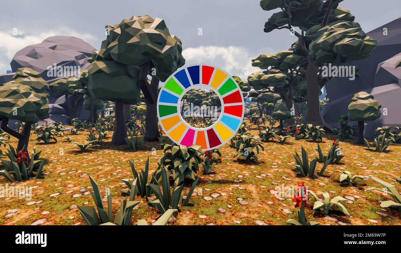 Graphic resources for sustainable development goals, biodiversity, a ...