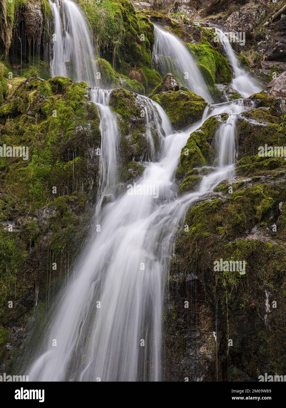 Cautley Spout, England's highest overground waterfall, the Howgill ...