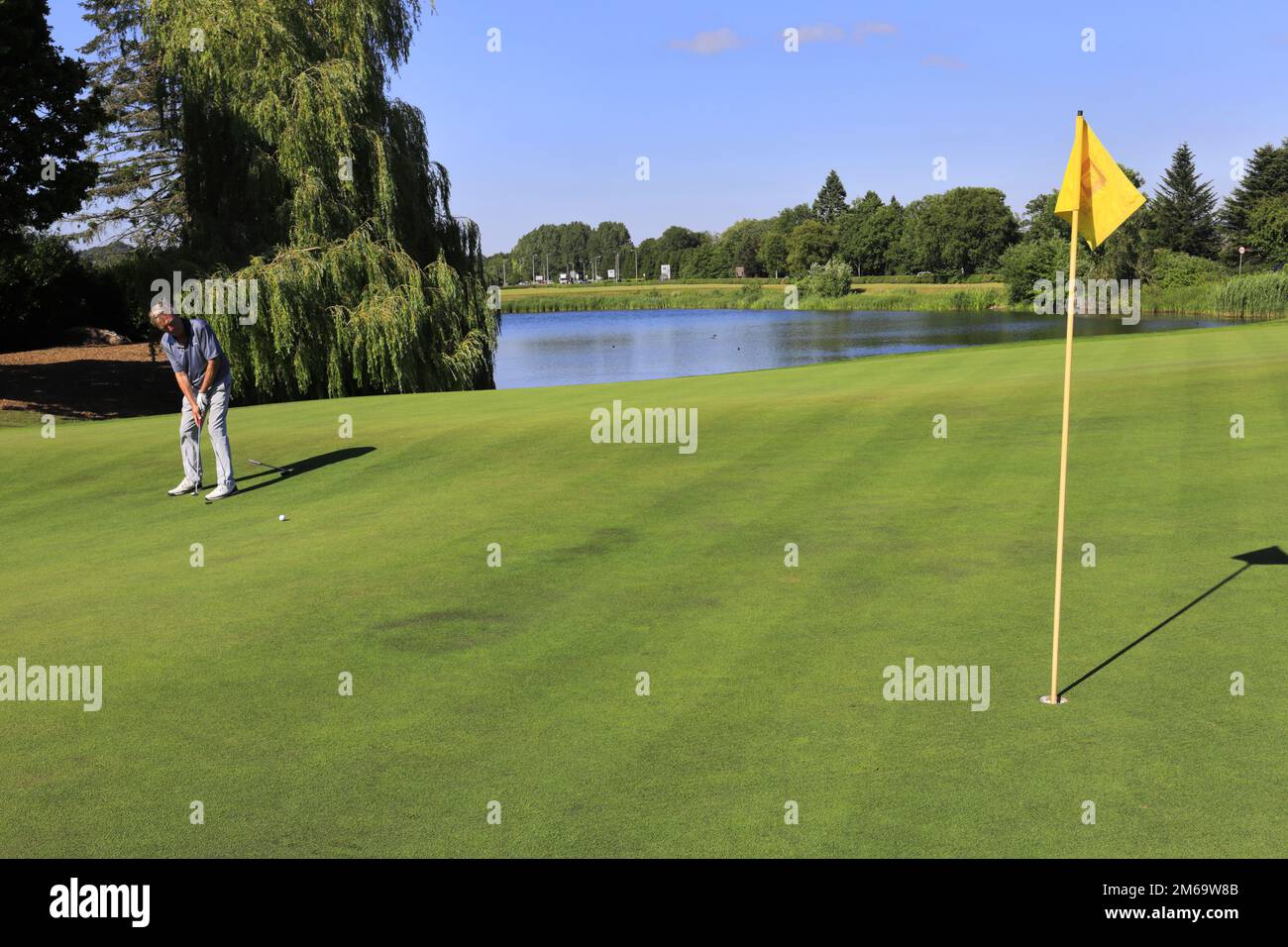 Hole 17 on the JCB Golf & Country Club course near Rocester, Uttoxeter ...