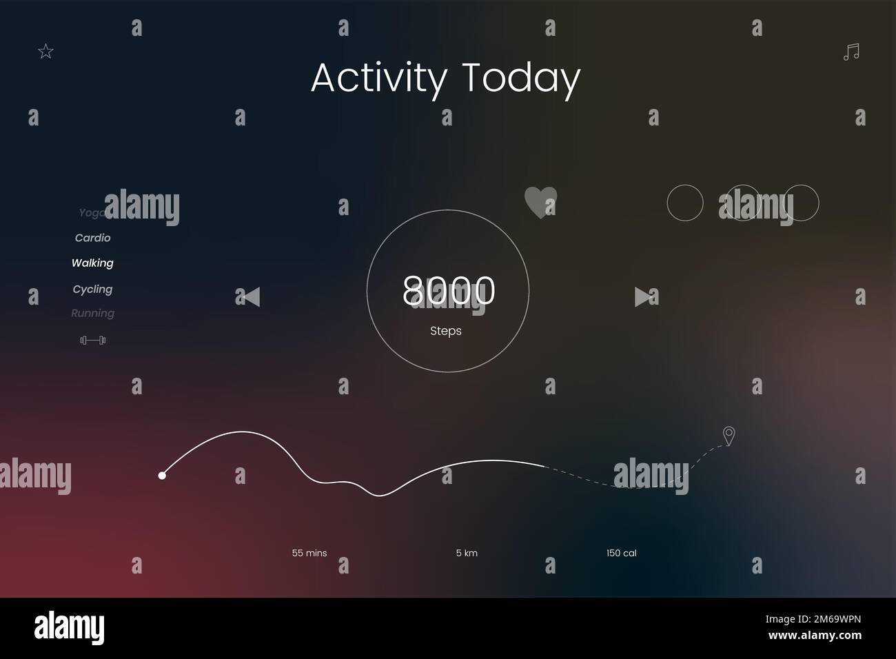 Digital activity today forecast vector Stock Vector Image & Art - Alamy