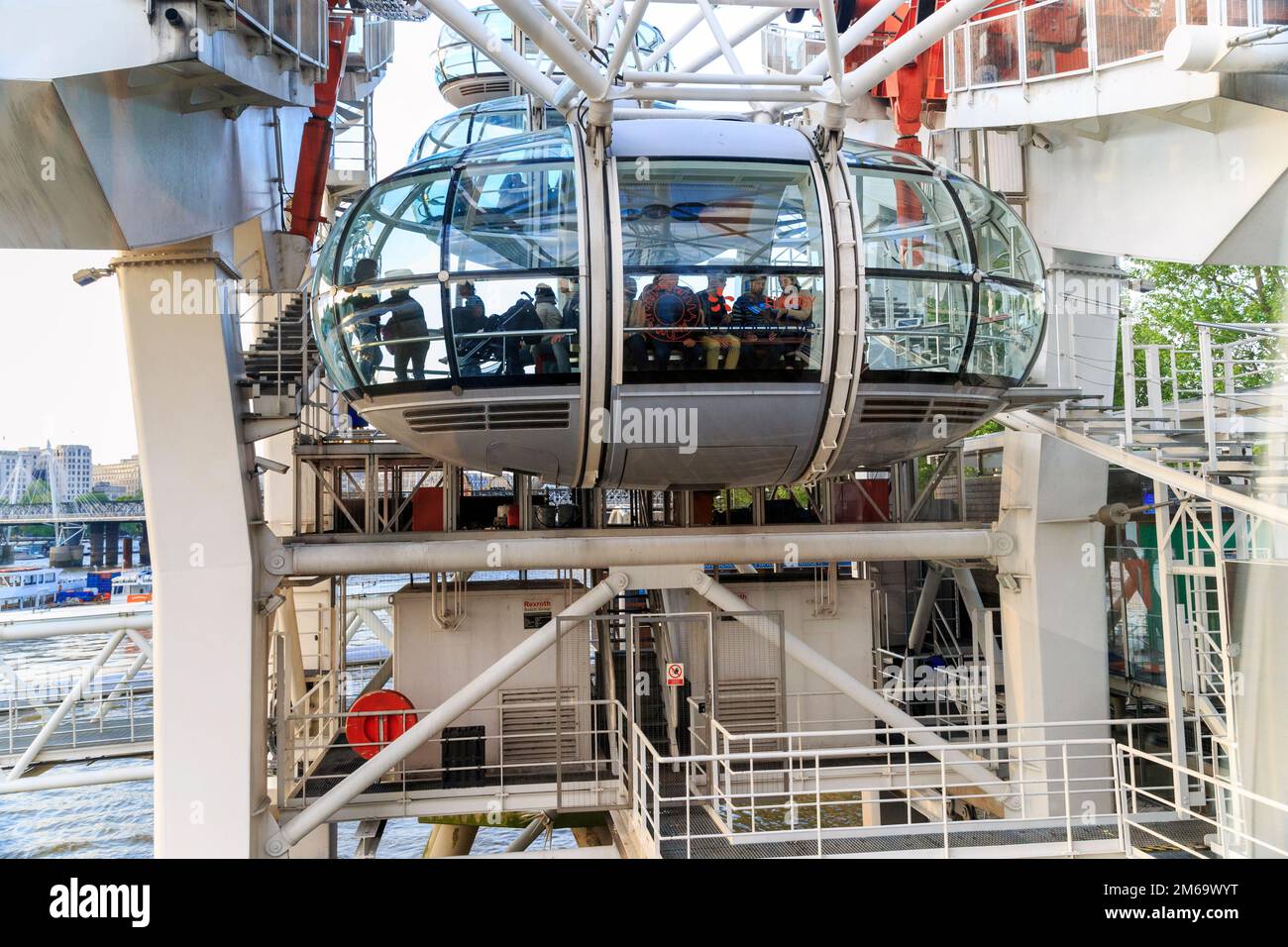 LONDON, GREAT BRITAIN - MAY 15, 2014: It is a fully enclosed glass ...