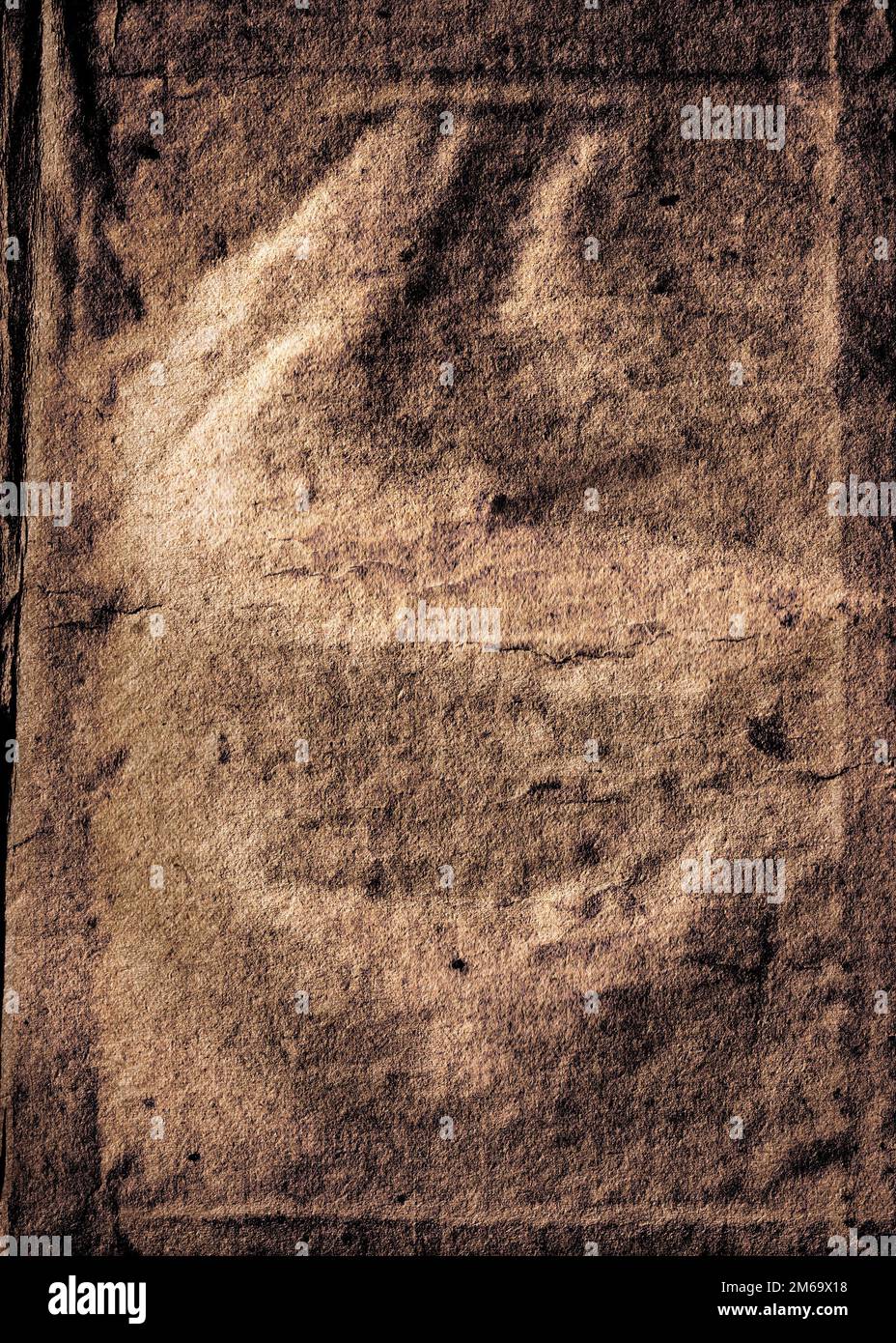 Old collapsing paper with cracks and scratches Stock Photo - Alamy