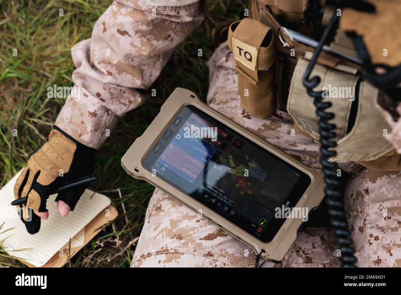 U.S. Marine Corps Capt. Keil Silva, Joint Terminal Attack Controller (JTAC) student with 2nd ...