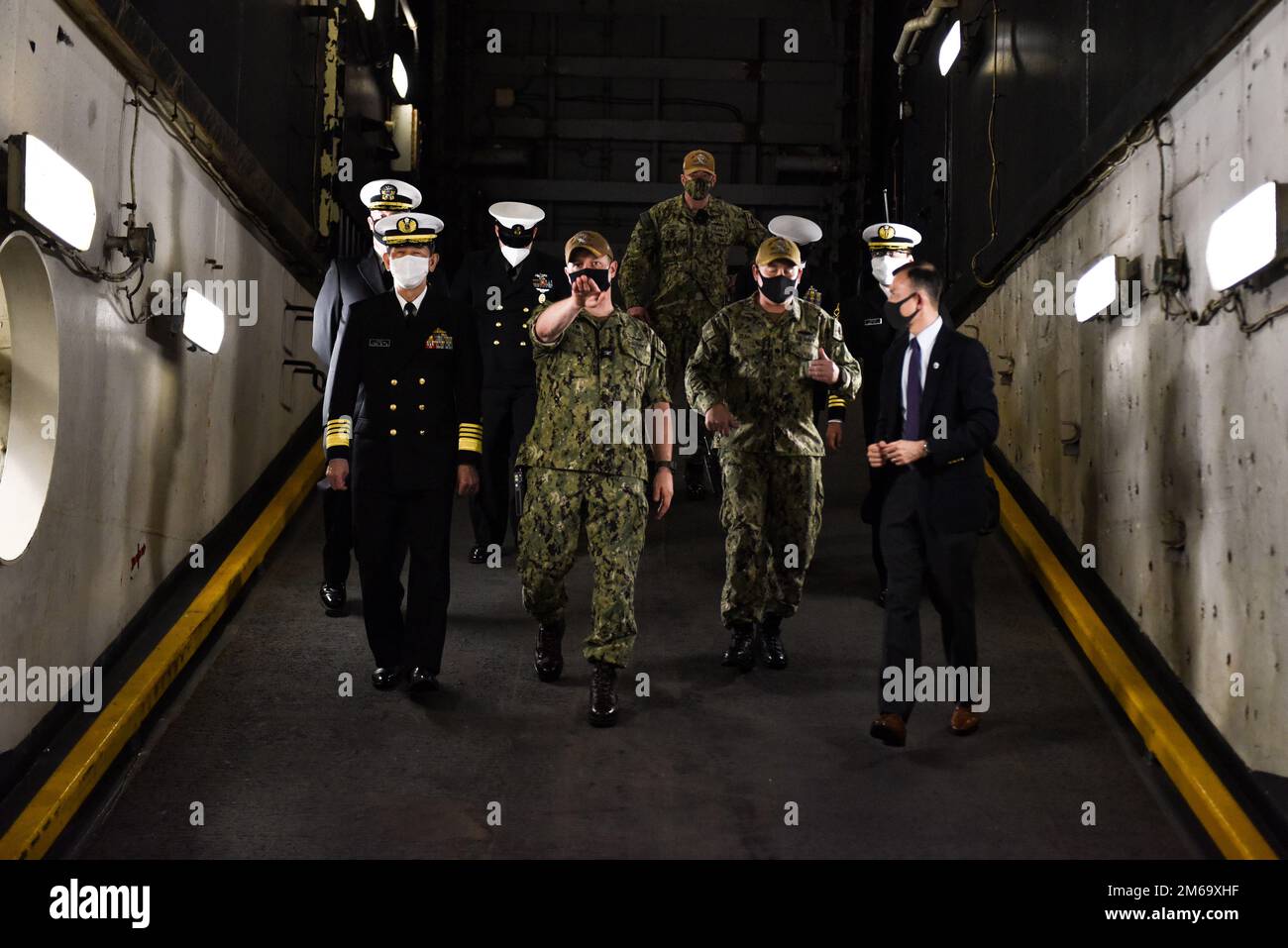 220421-N-SF230-1286 SASEBO, Japan (Apr. 21, 2022) Captain Douglas ...