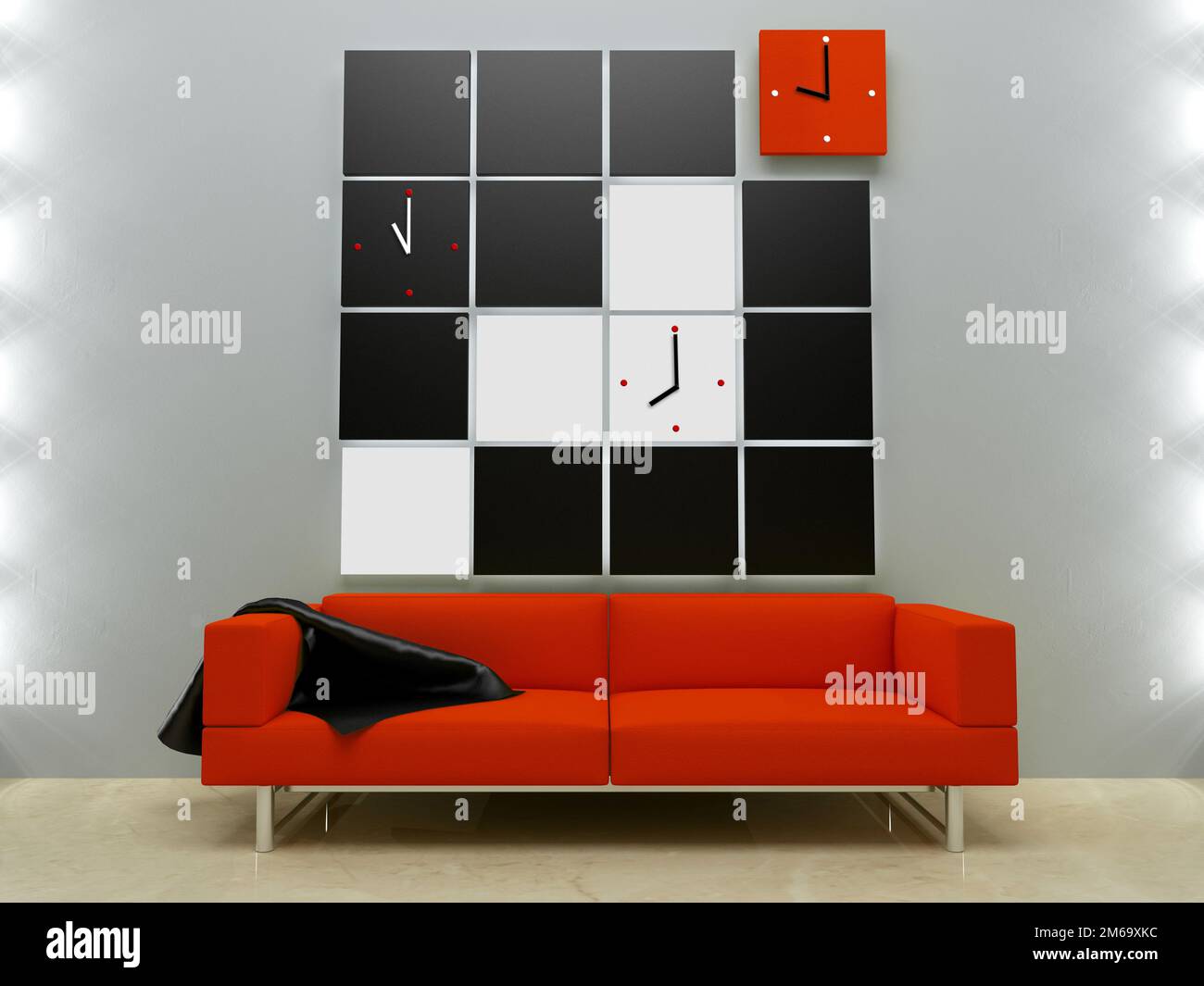 3d interiors hi-res stock photography and images - Alamy