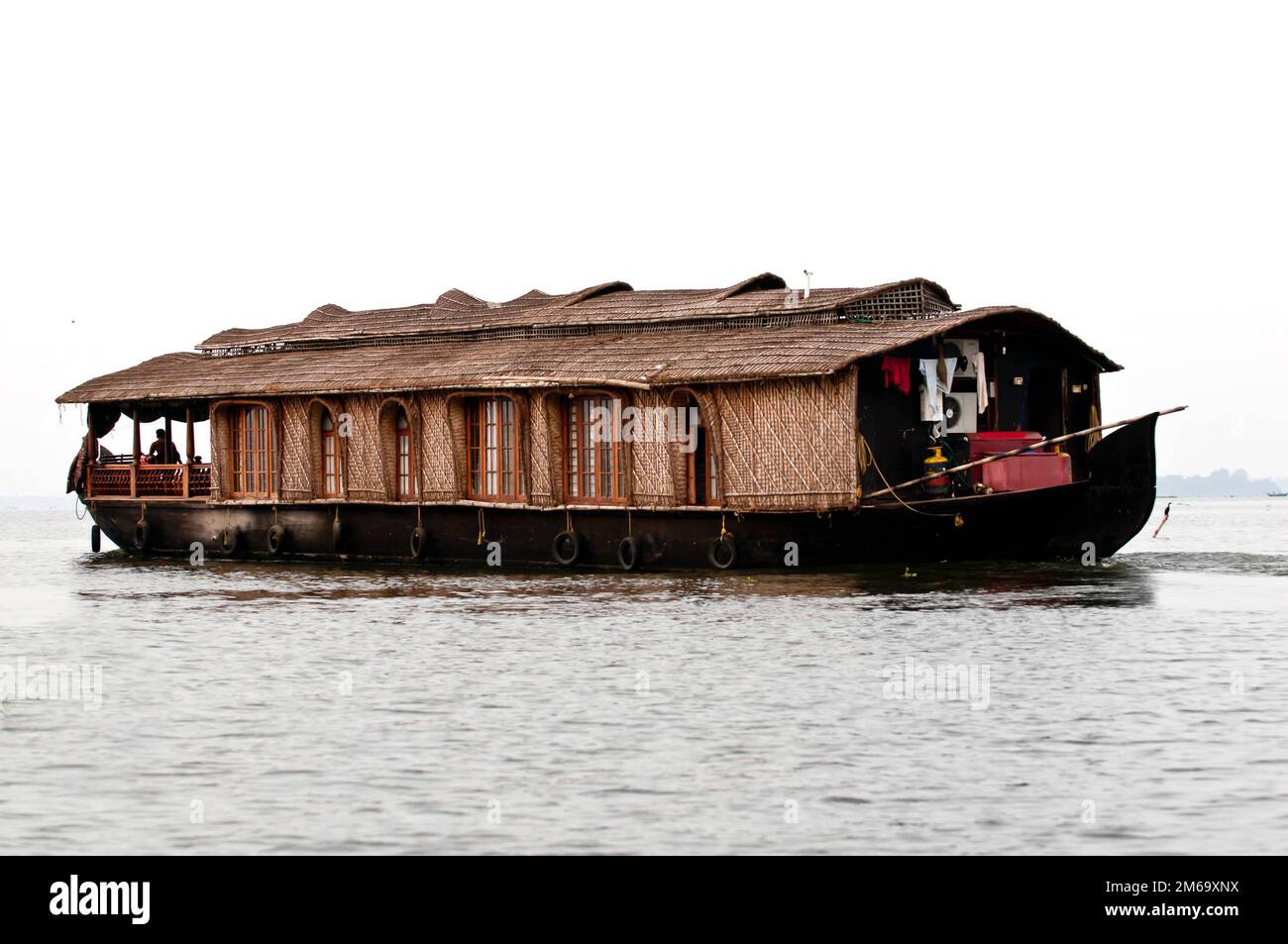 Houseboat journey kerala backwaters hi-res stock photography and images ...