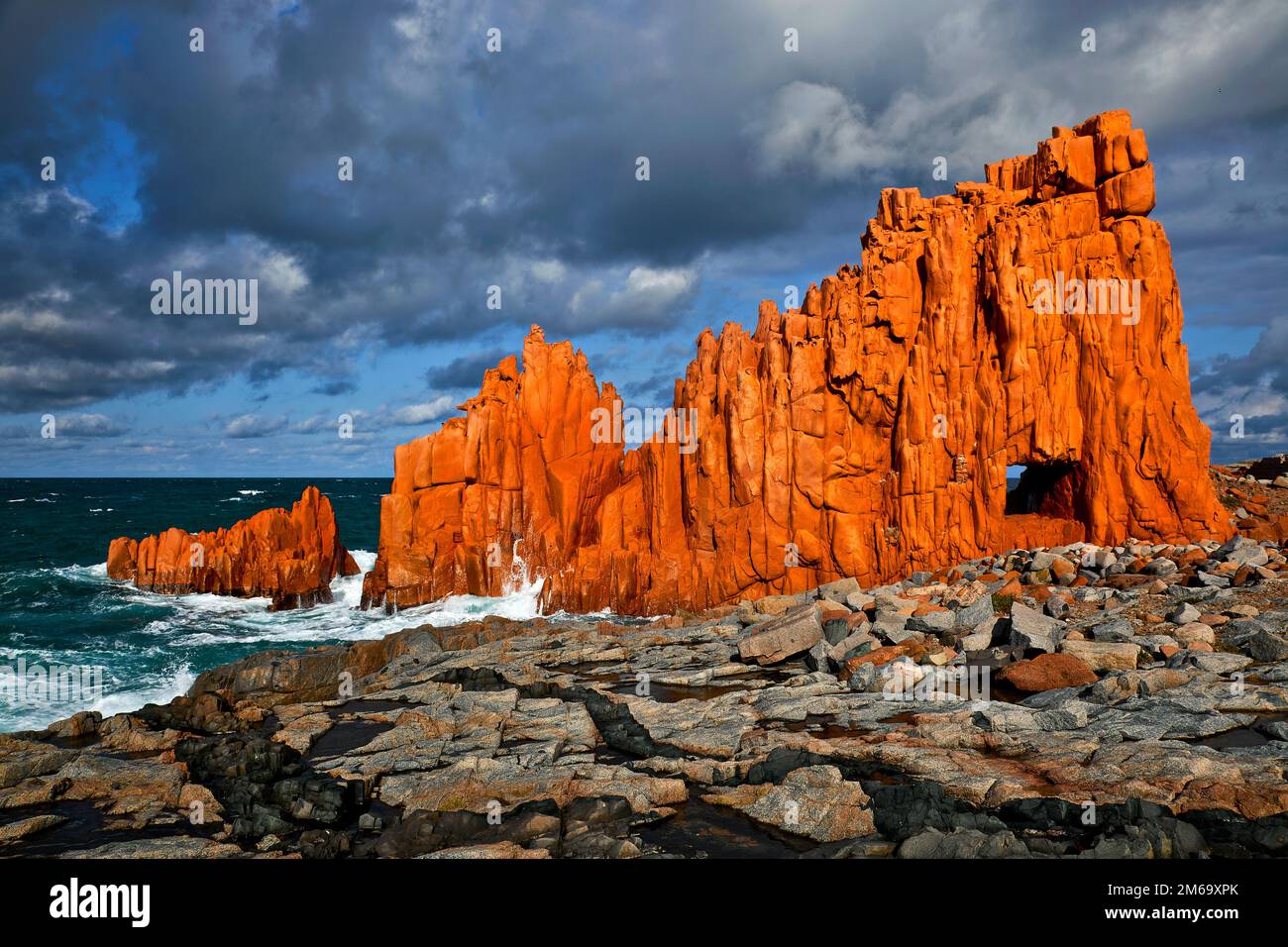 Porphyry rocks Arbatax, Sardinia, Italy Stock Photo - Alamy
