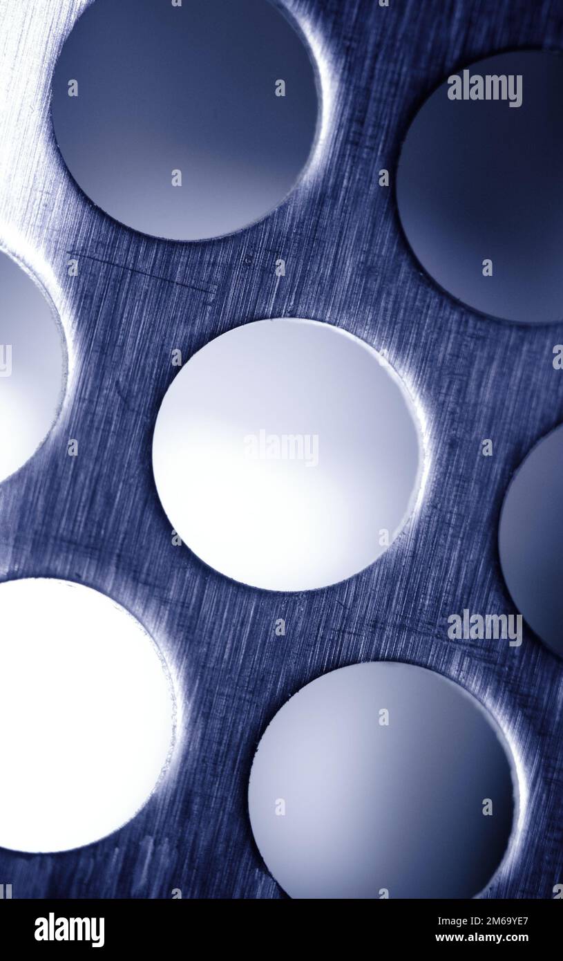 Blue Steel. Metal Lattice background Stock Photo - Alamy