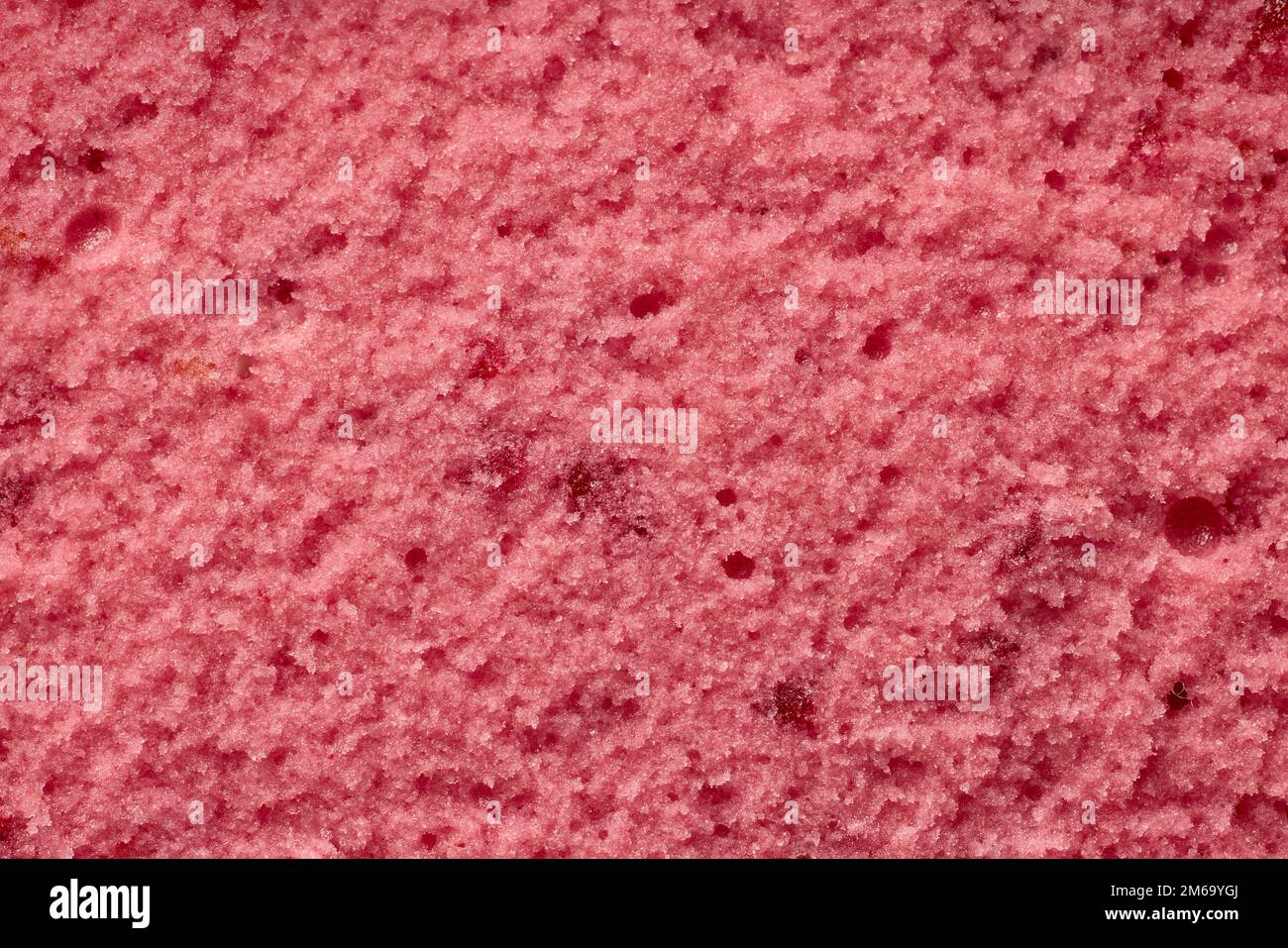 raspberry sorbet texture, top view Stock Photo - Alamy