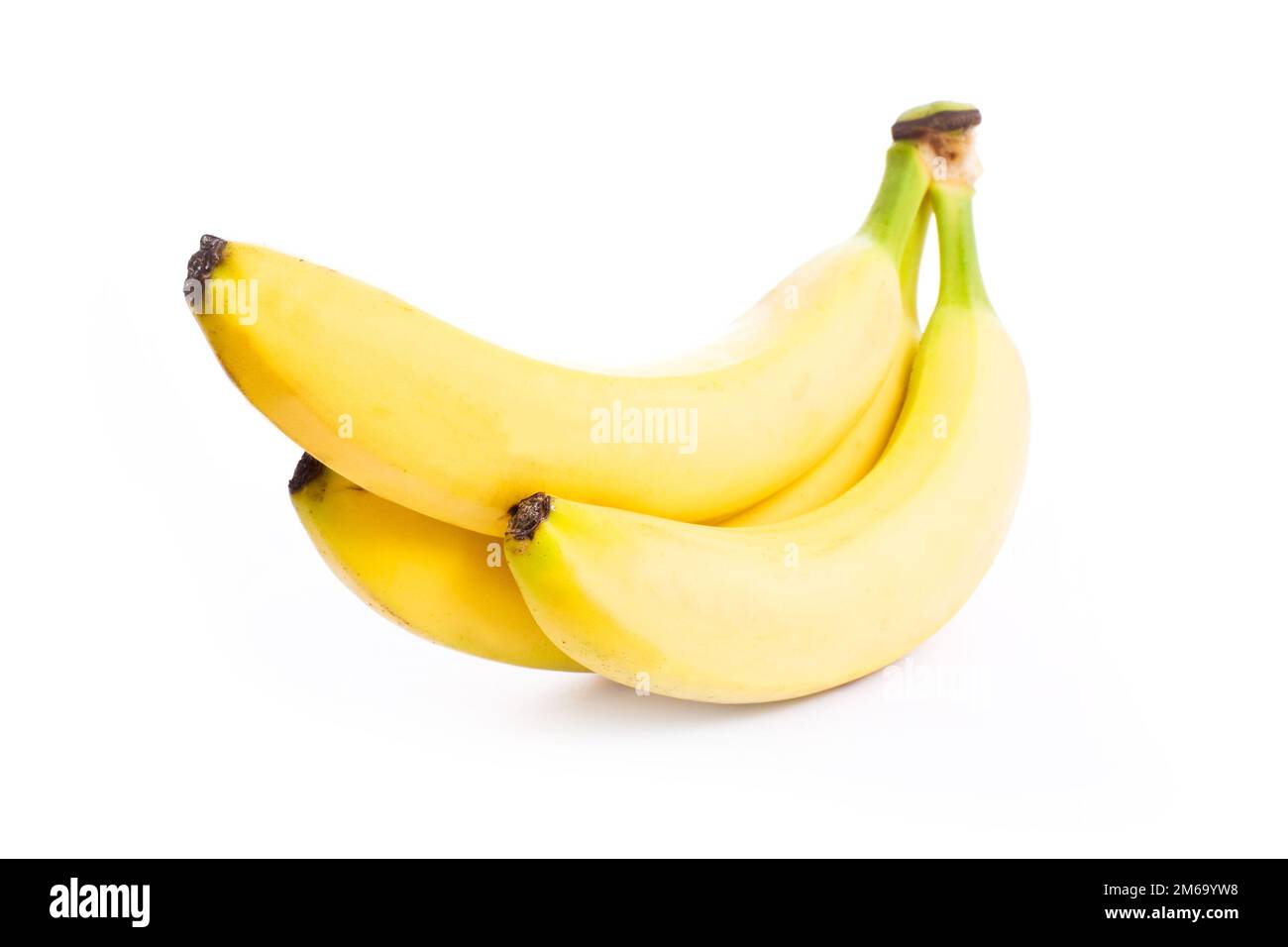 Bananas isolated on white Stock Photo - Alamy