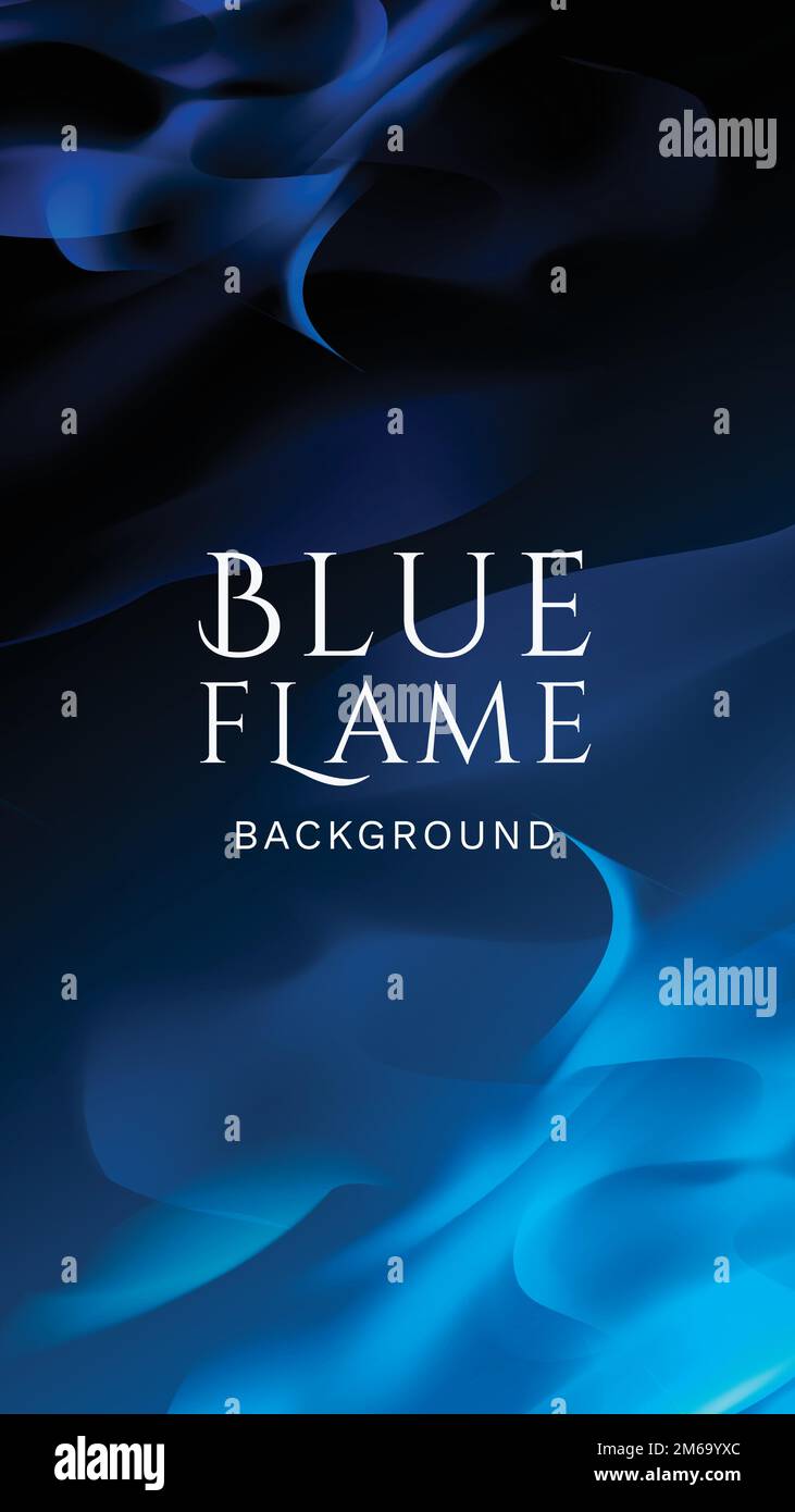 Blue blazing flame abstract background vector Stock Vector Image & Art ...