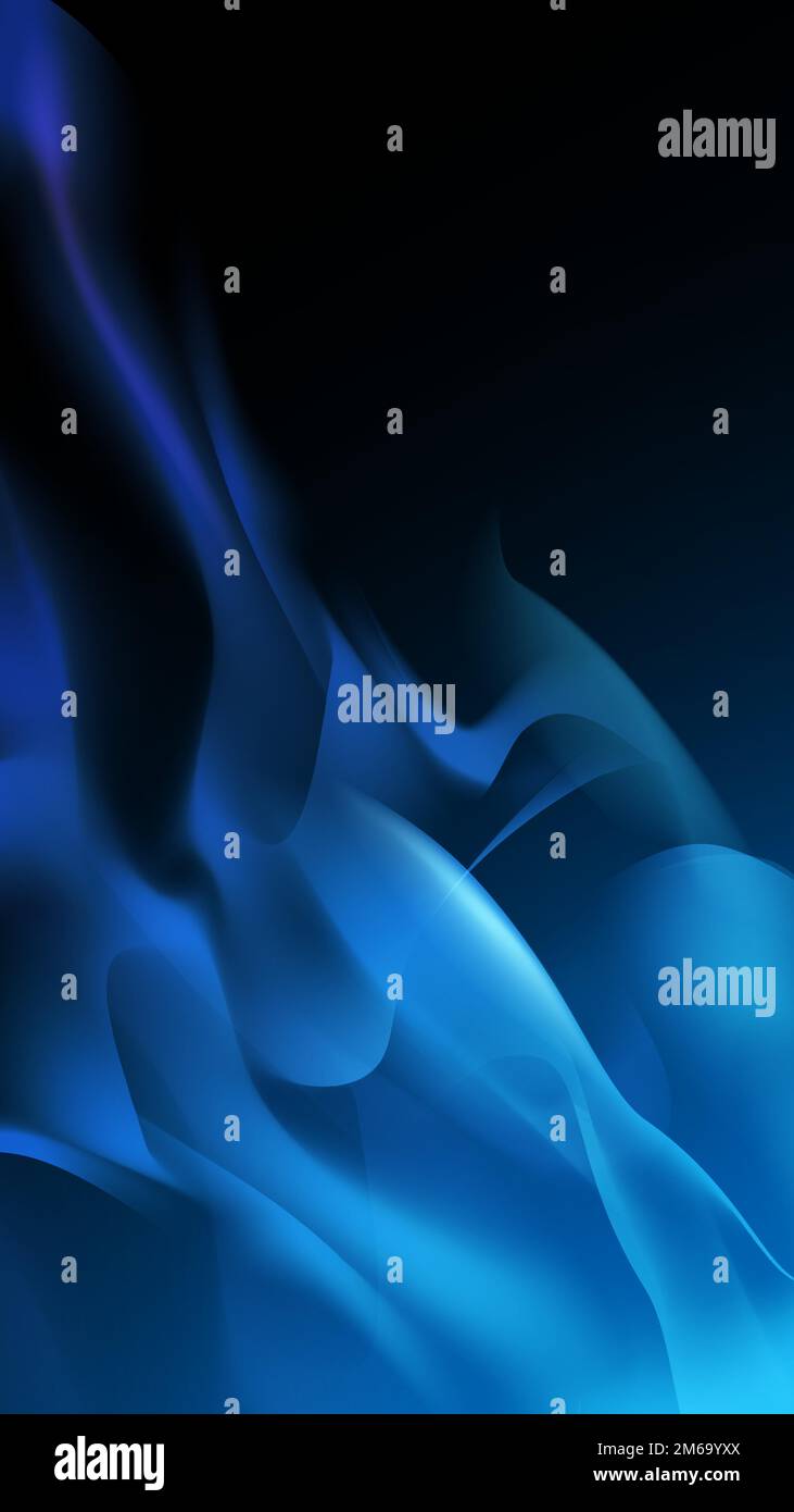 Blue blazing flame abstract background vector Stock Vector Image & Art ...