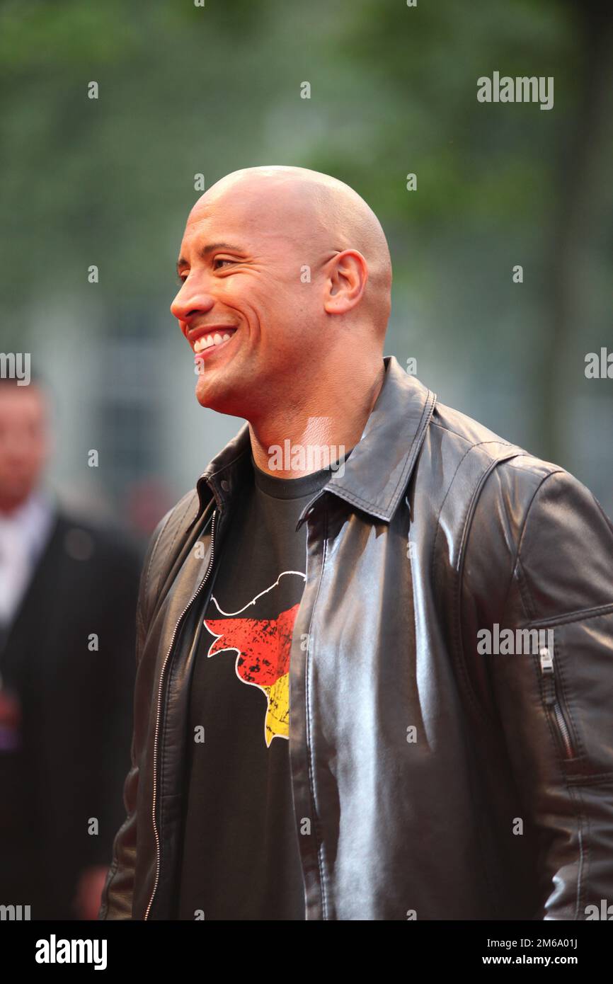 Dwayne Douglas Johnson, The Rock Stock Photo - Alamy