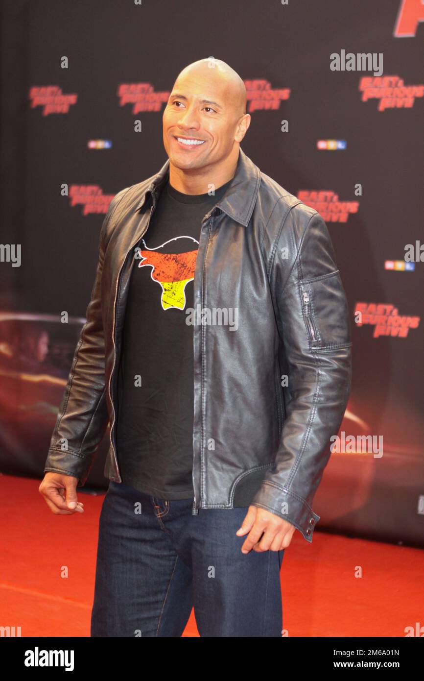 Dwayne Douglas Johnson, The Rock Stock Photo - Alamy