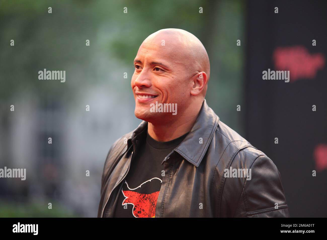 Dwayne Douglas Johnson, The Rock Stock Photo - Alamy