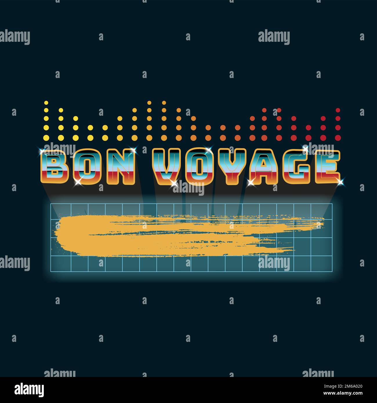 Bon voyage sign Stock Vector Images - Alamy