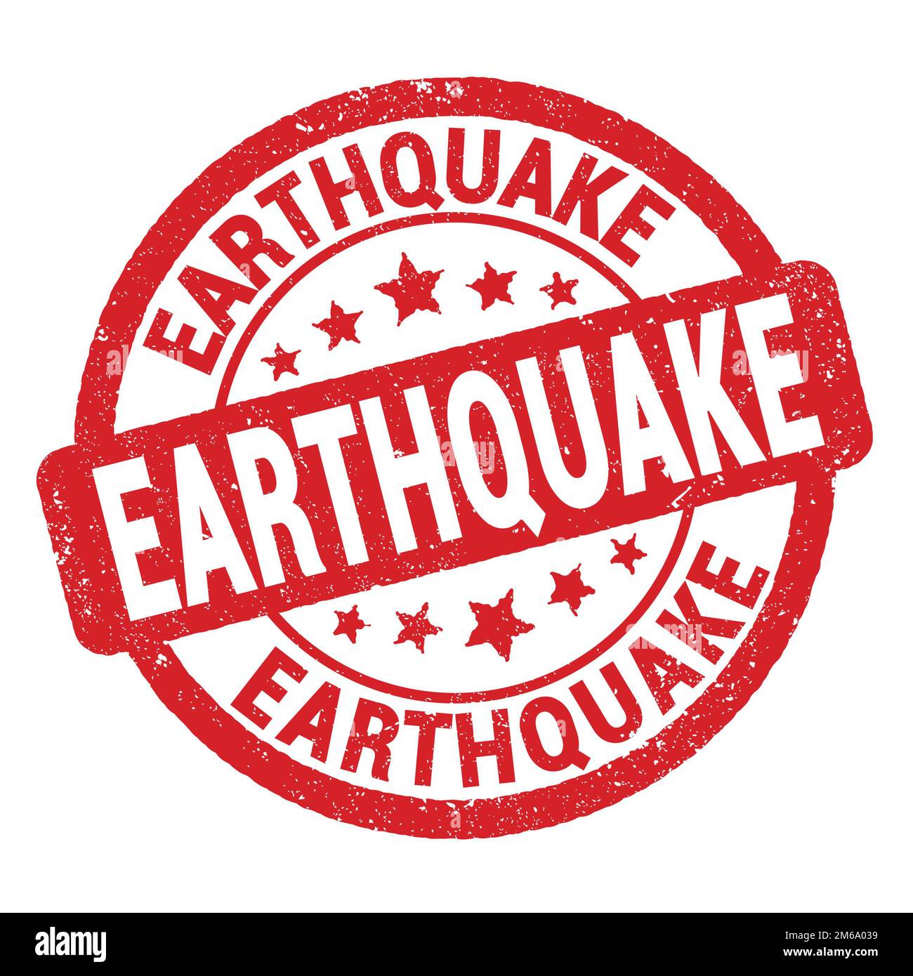 EARTHQUAKE text written on red grungy stamp sign Stock Photo - Alamy