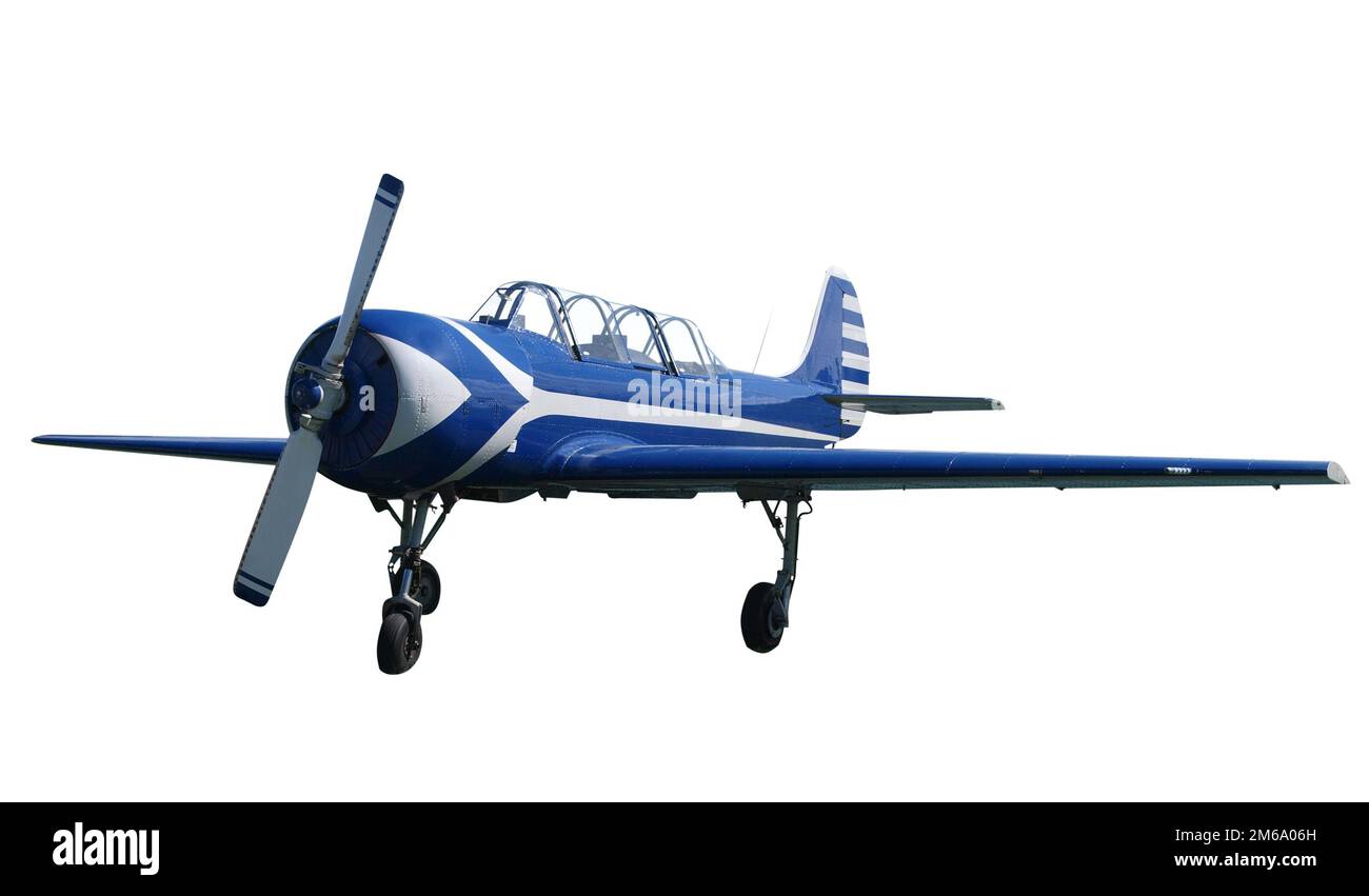 White blue aircraft Cut Out Stock Images & Pictures - Alamy