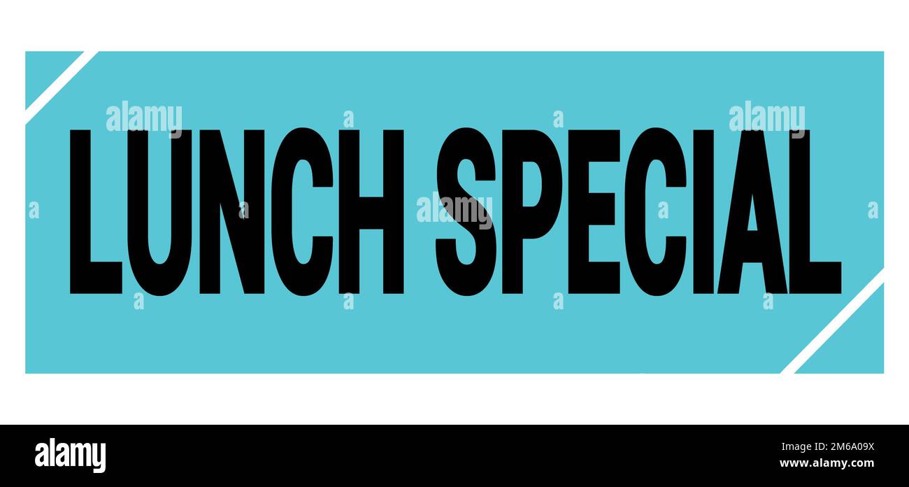 Lunch special banner sign hi-res stock photography and images - Alamy