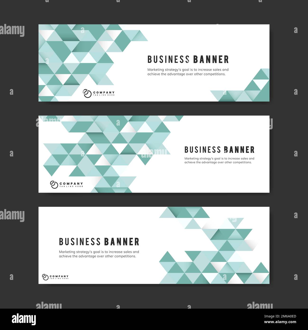 Business banner with abstract design illustration Stock Vector Image ...