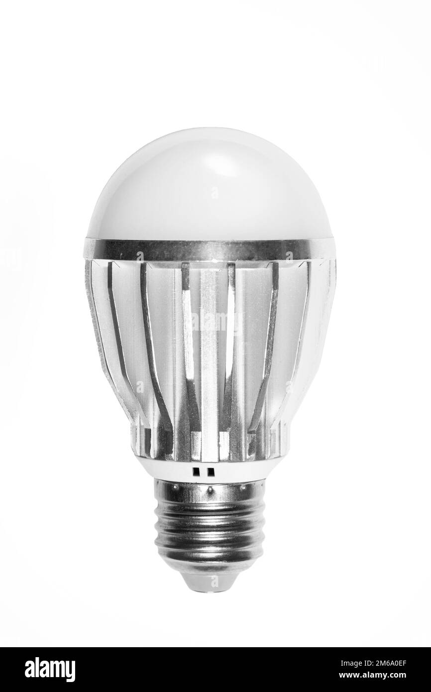 LED energy-saving lamp with aluminum radiator and E27 screw cap base ...