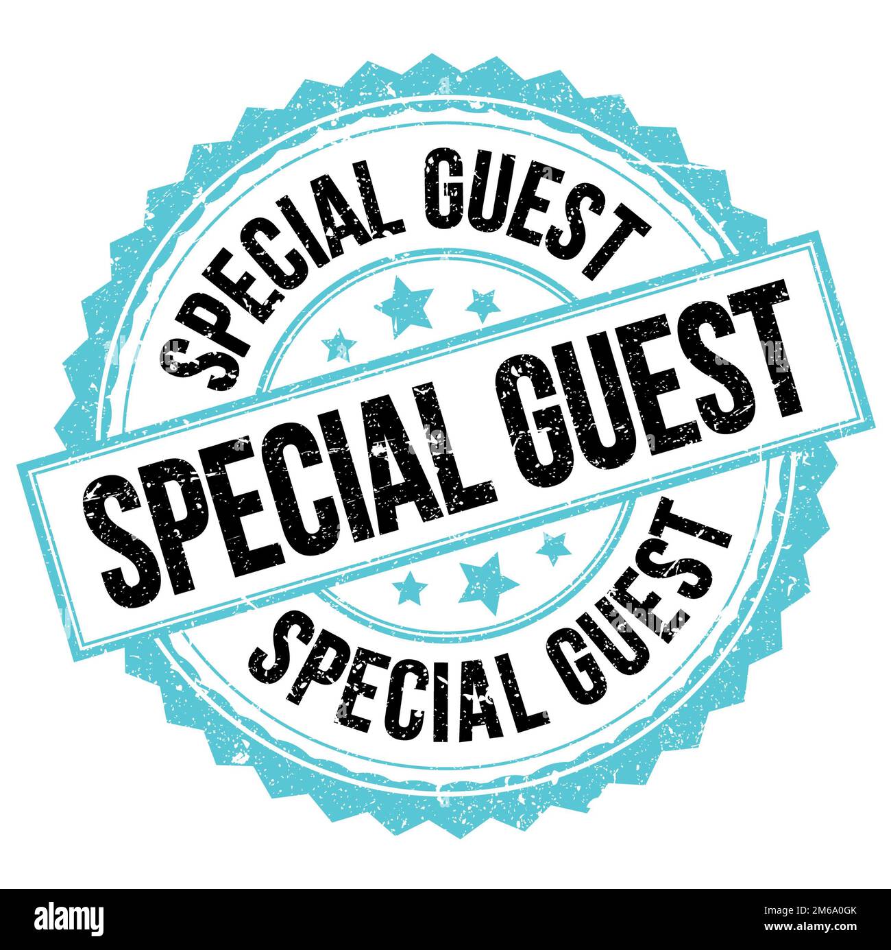 SPECIAL GUEST text written on blue-black round stamp sign Stock Photo ...