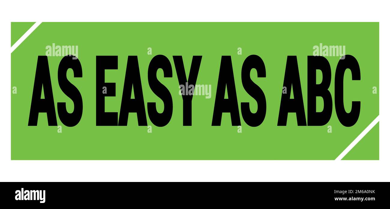 As easy as abc word hi-res stock photography and images - Alamy