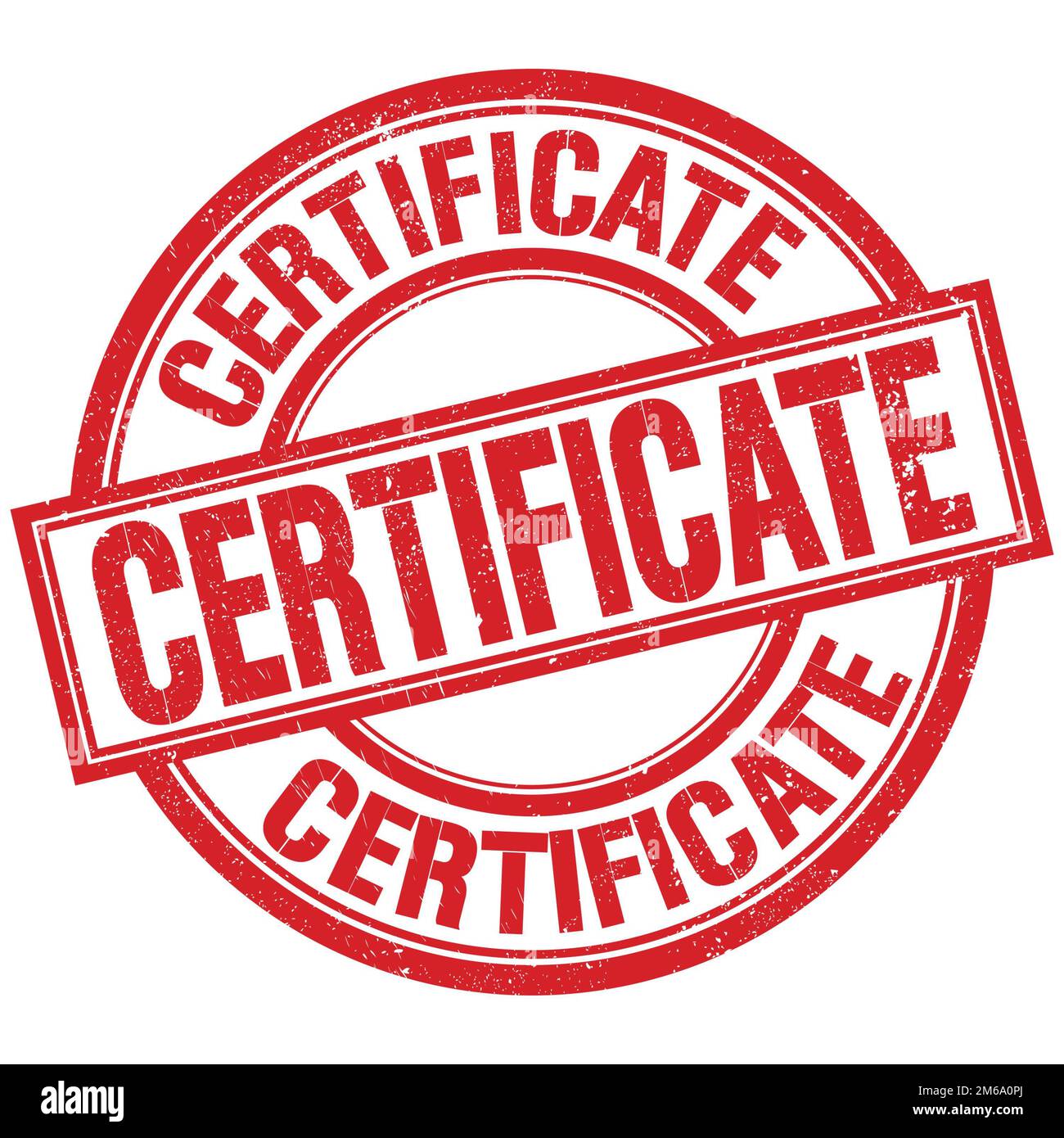 CERTIFICATE text written word on red round stamp sign Stock Photo - Alamy