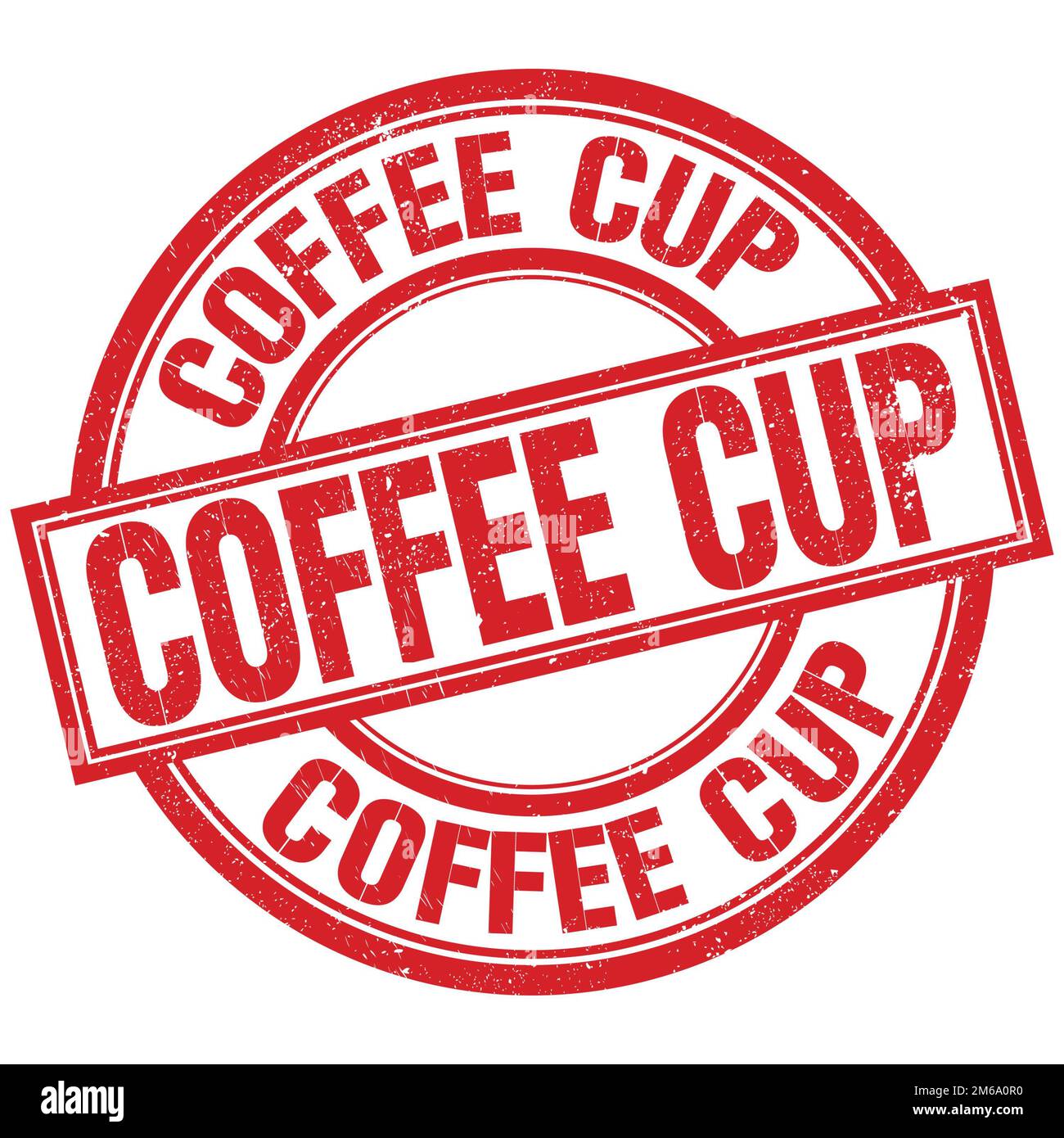 COFFEE CUP text written word on red round stamp sign Stock Photo - Alamy