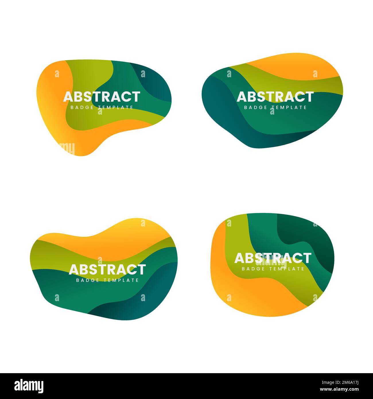 Abstract badge design vector set Stock Vector Image & Art - Alamy