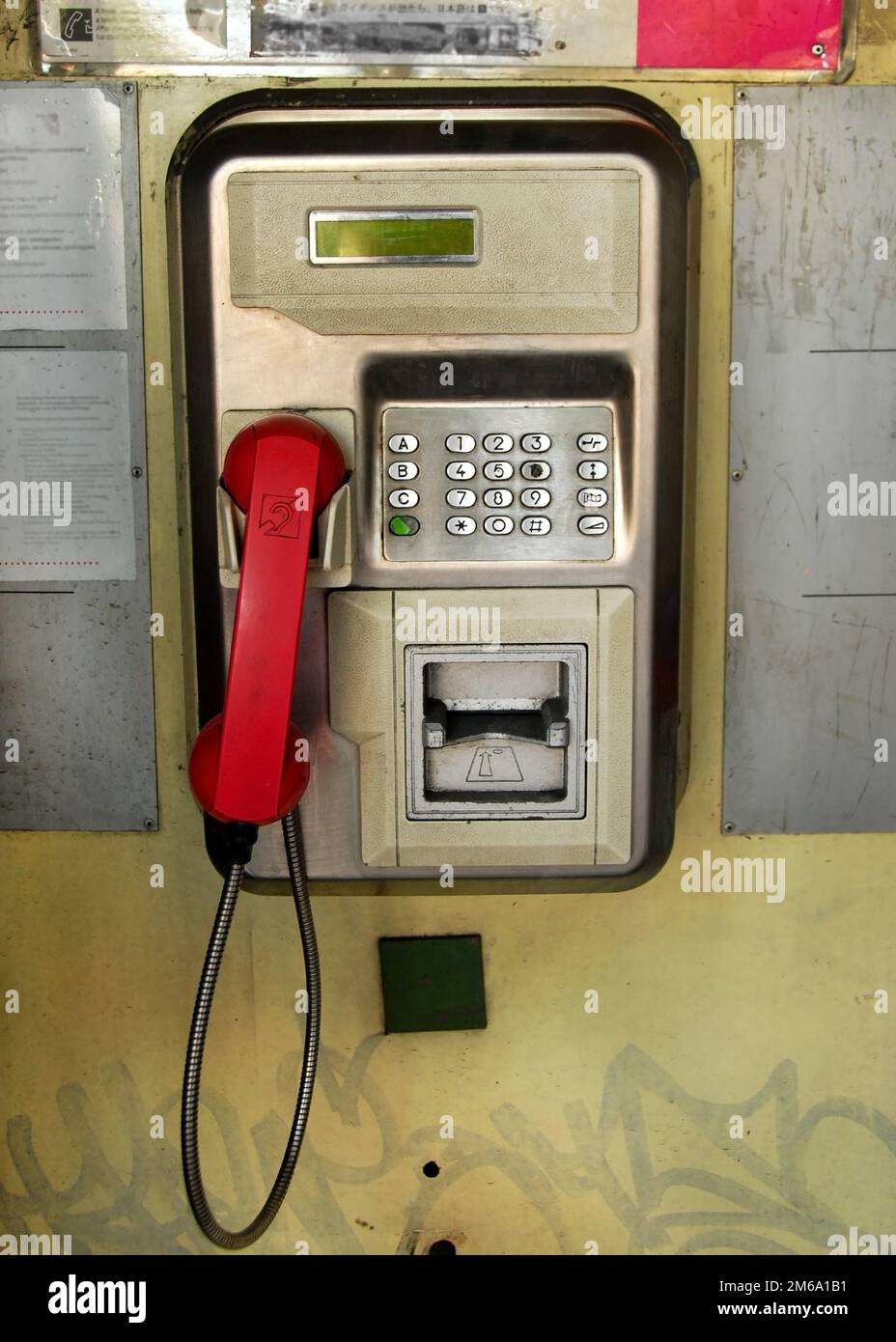 Sign with telephone numbers hi-res stock photography and images - Alamy