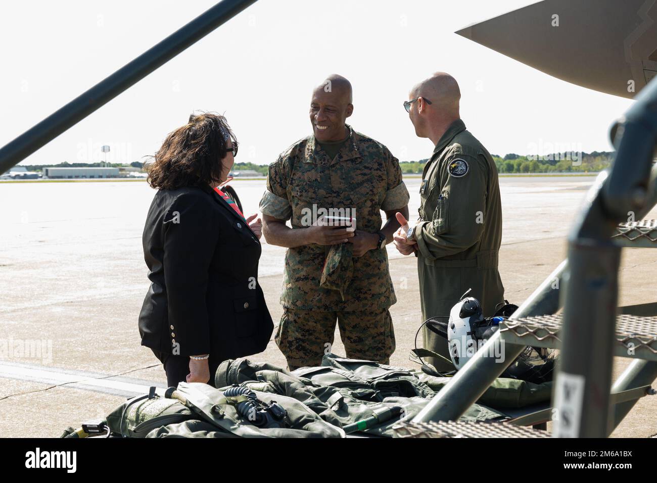 U.S. Marine Corps Lt. Gen. Michael E. Langley, the commander of Fleet ...