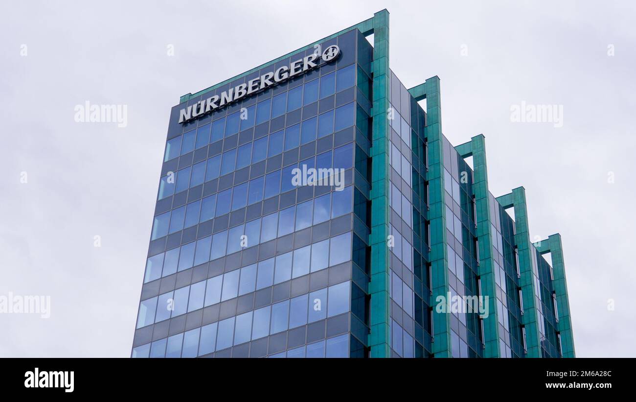 Nuernberger Insurance Company - FRANKFURT, GERMANY - JULY 12, 2022 ...