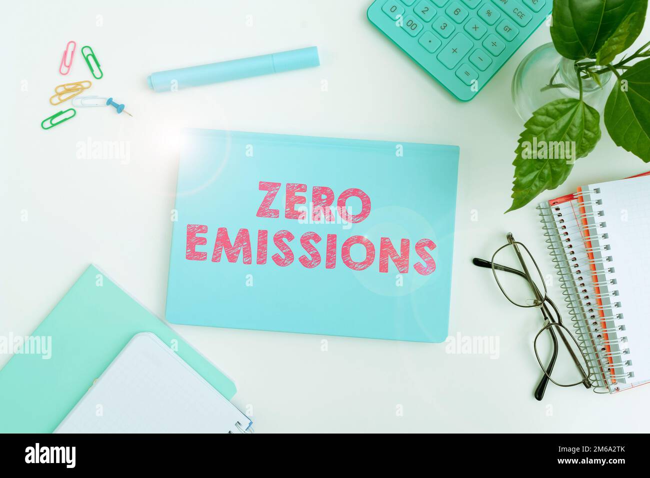 Text sign showing Zero Emissions. Concept meaning emits no waste ...