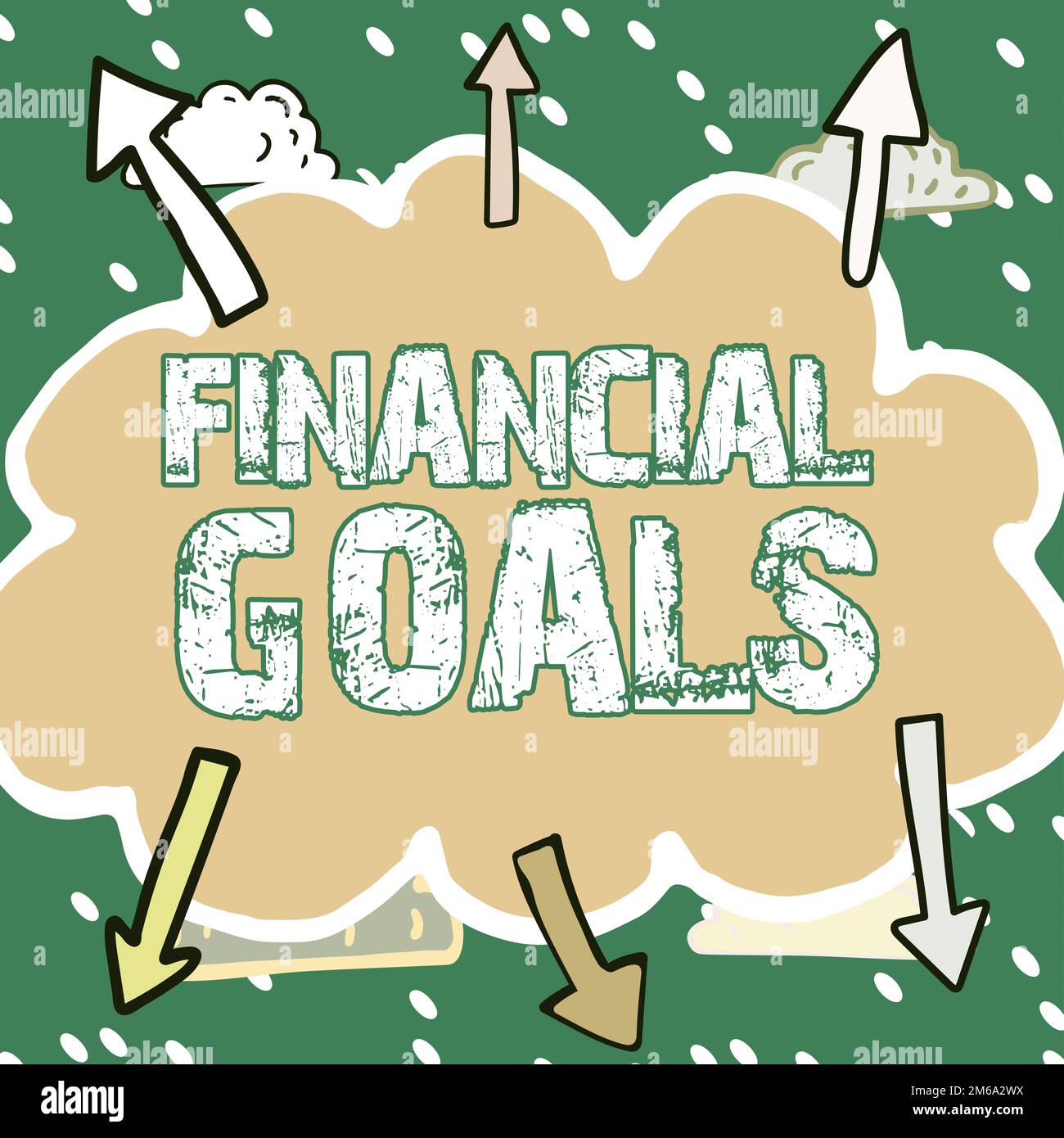 Inspiration showing sign Financial Goals, Concept meaning targets ...