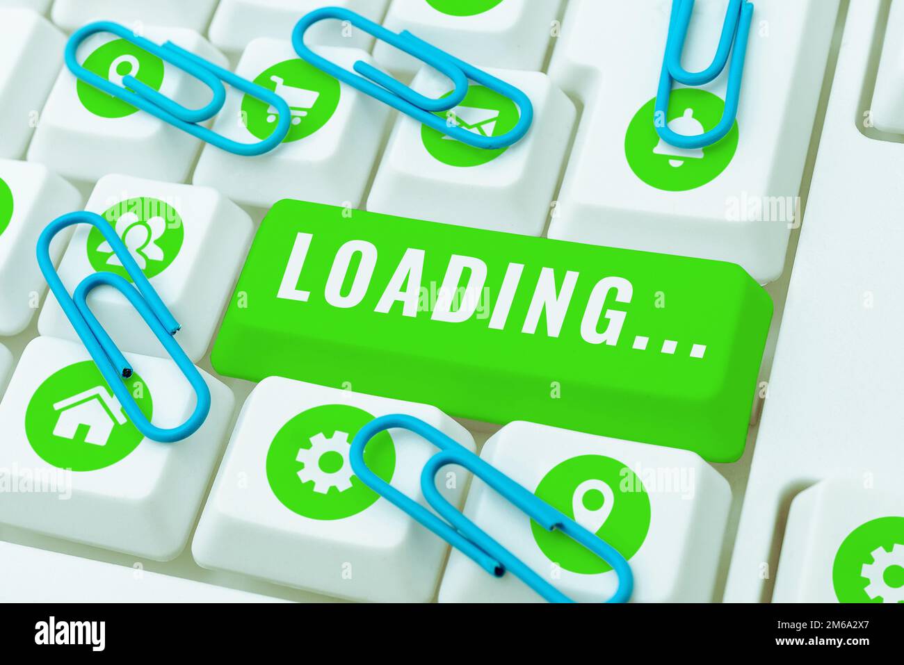 Handwriting Text Loading Word Written On Time Takes To Download And Display The Content Of A