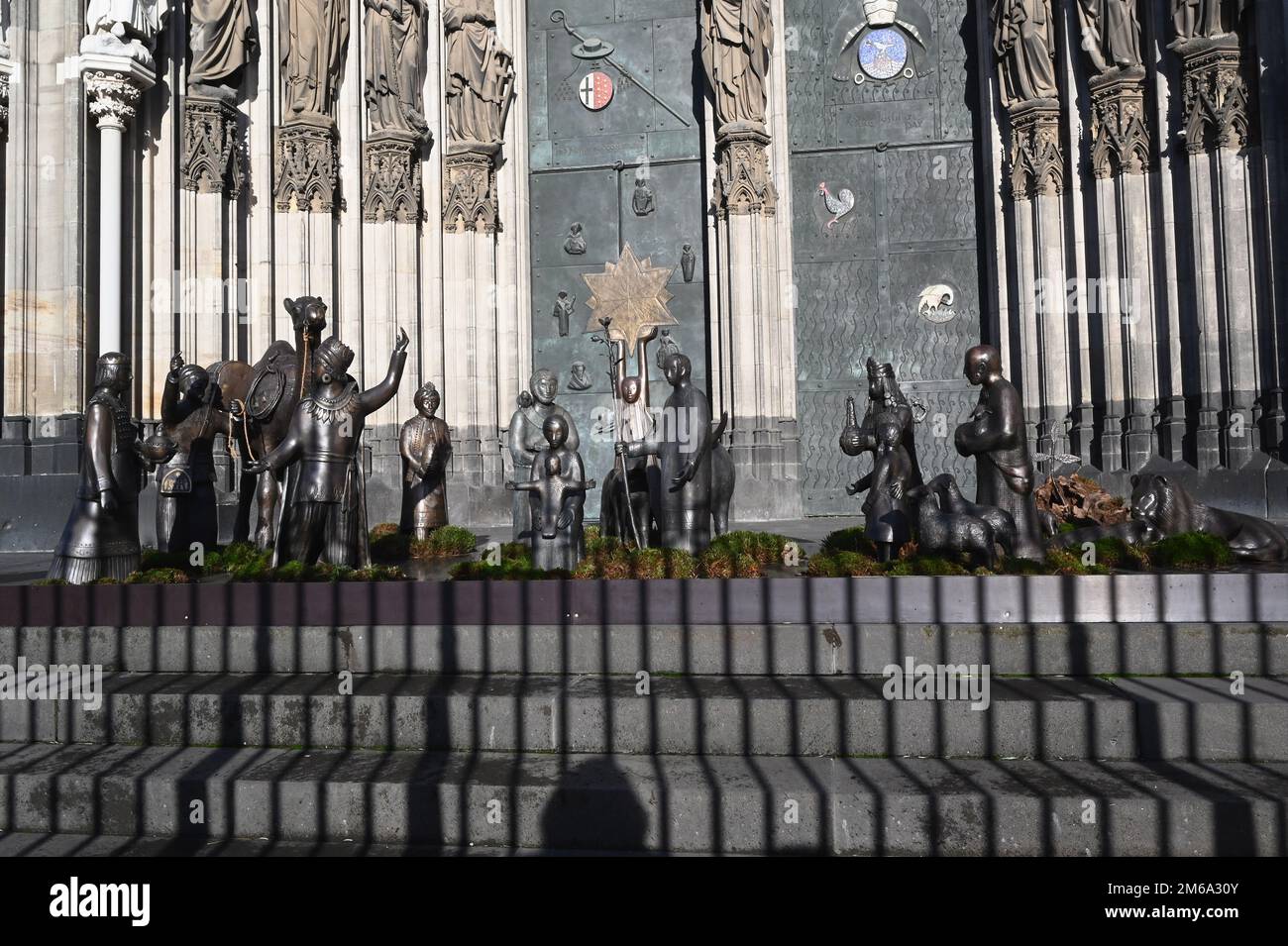 Cologne, Germany. 03rd Jan, 2023. Cologne city nativity scene made of ...