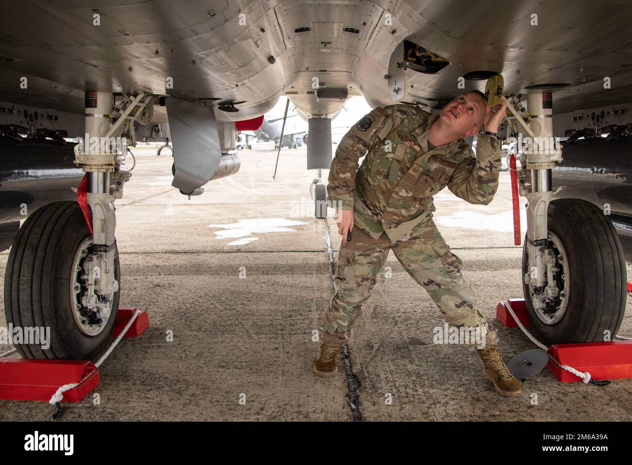 U.S. Air Force Staff Sgt. Alex Henning, 96th Maintenance Squadron crew ...