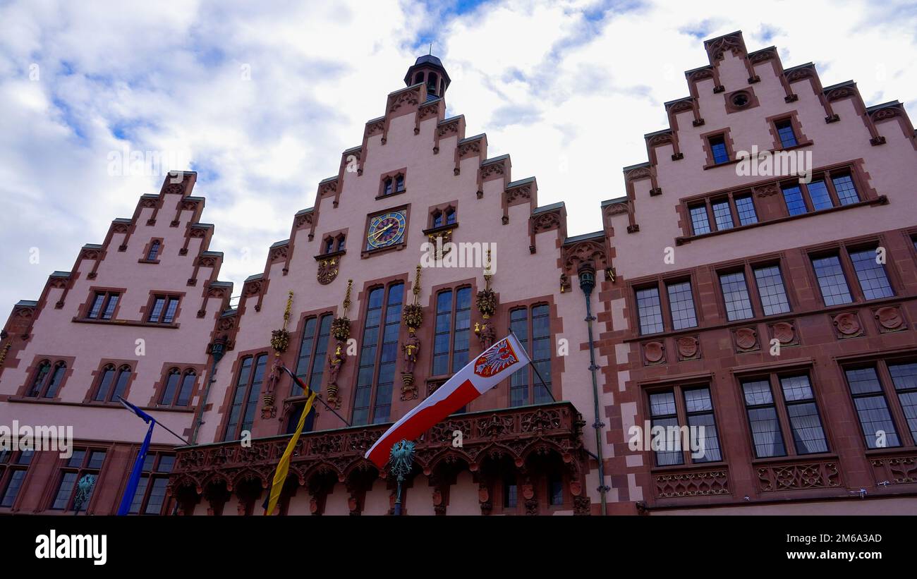 Famous Roemer Town Hall at historic district - The old town of ...
